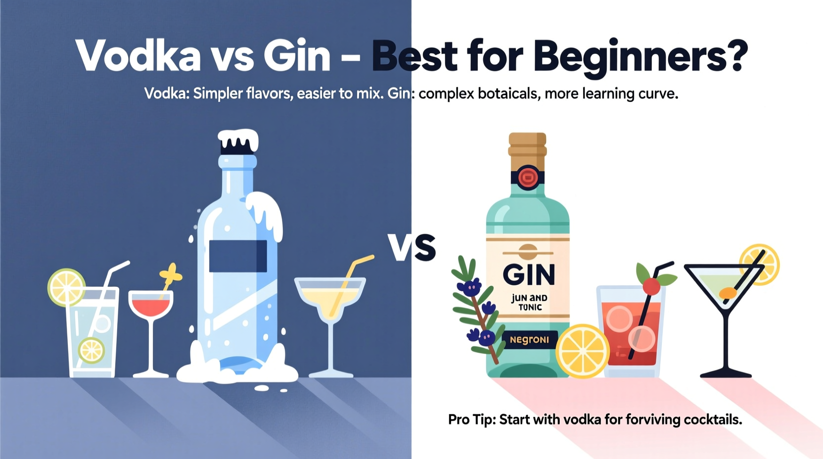Vodka Vs Gin Which Spirit Mixes Better In Cocktails For Beginners