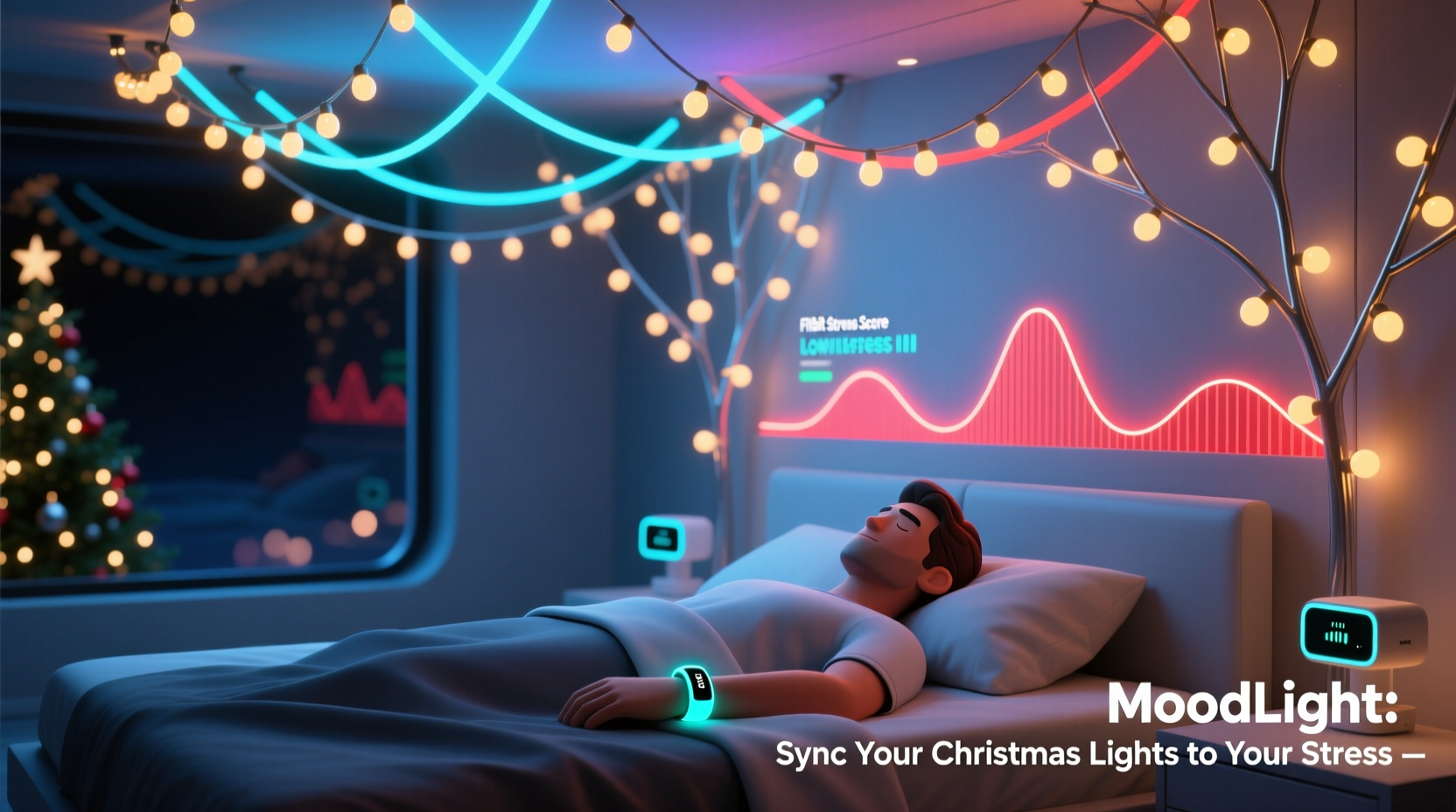 How To Use Christmas Lights As Biometric Mood Indicators Synced To ...