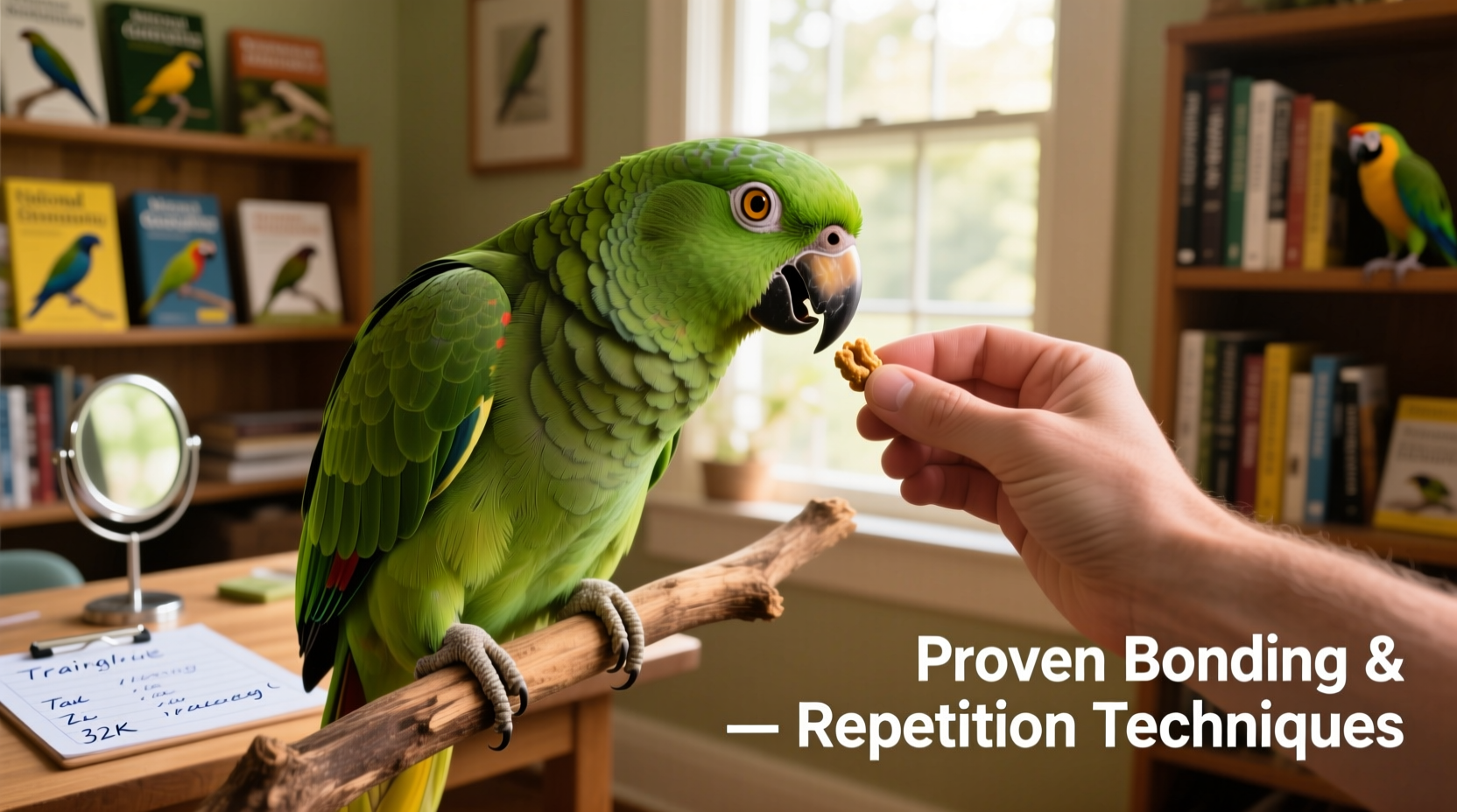 How To Train Your Parrot To Talk Faster Proven Bonding And Repetition ...