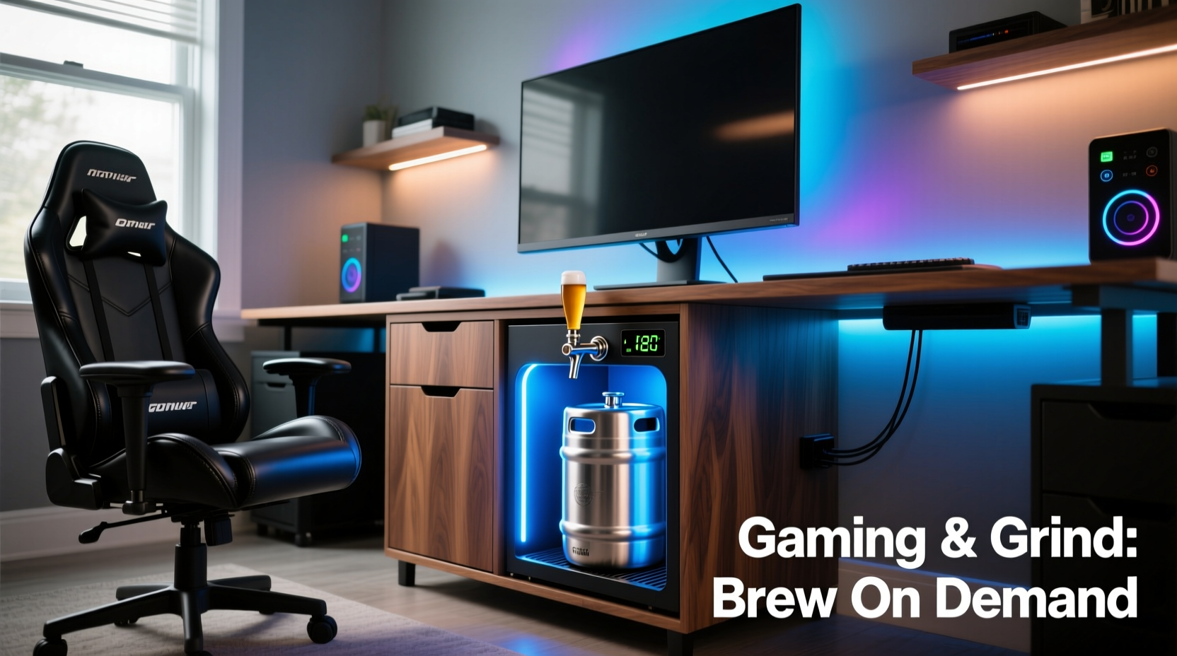 How To Integrate A Mini Keg Into Your Gaming Room Setup