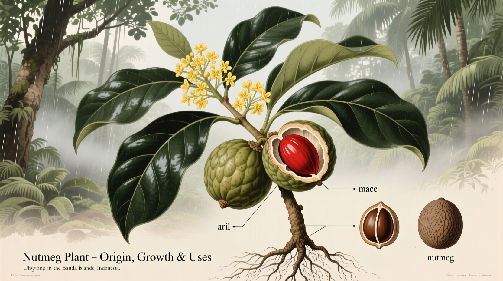 Nutmeg Plant: Origin, Growth, And Uses