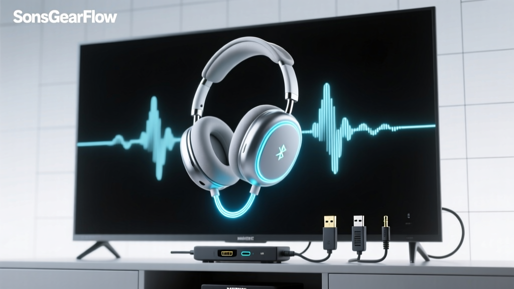 Wired Wireless Headphones to TV Without Bluetooth (2026) - SonusGearFlow