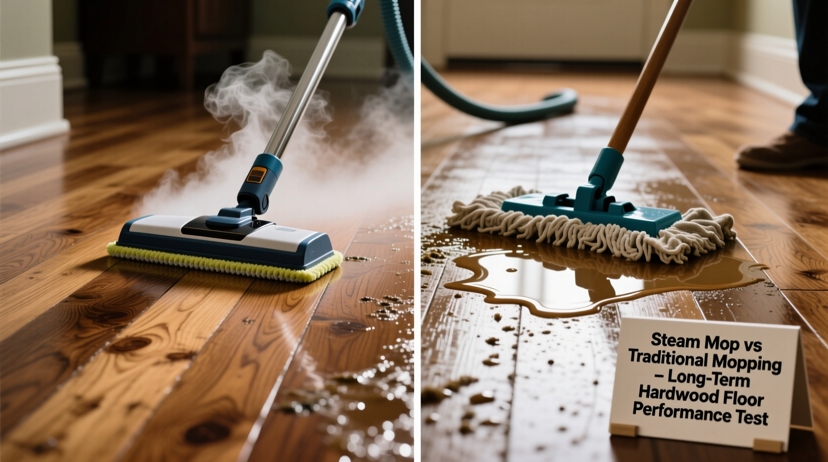 Steam Mop Vs Traditional Mopping Which Cleans Hardwood Floors Better ...