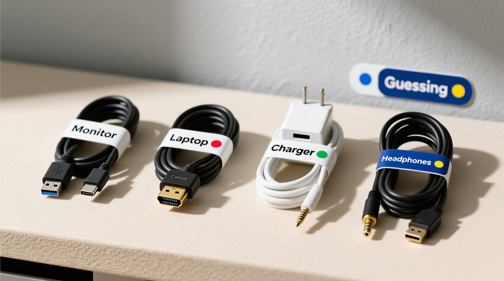 Best Practices For Labeling Cords So You Never Guess Which Goes Where
