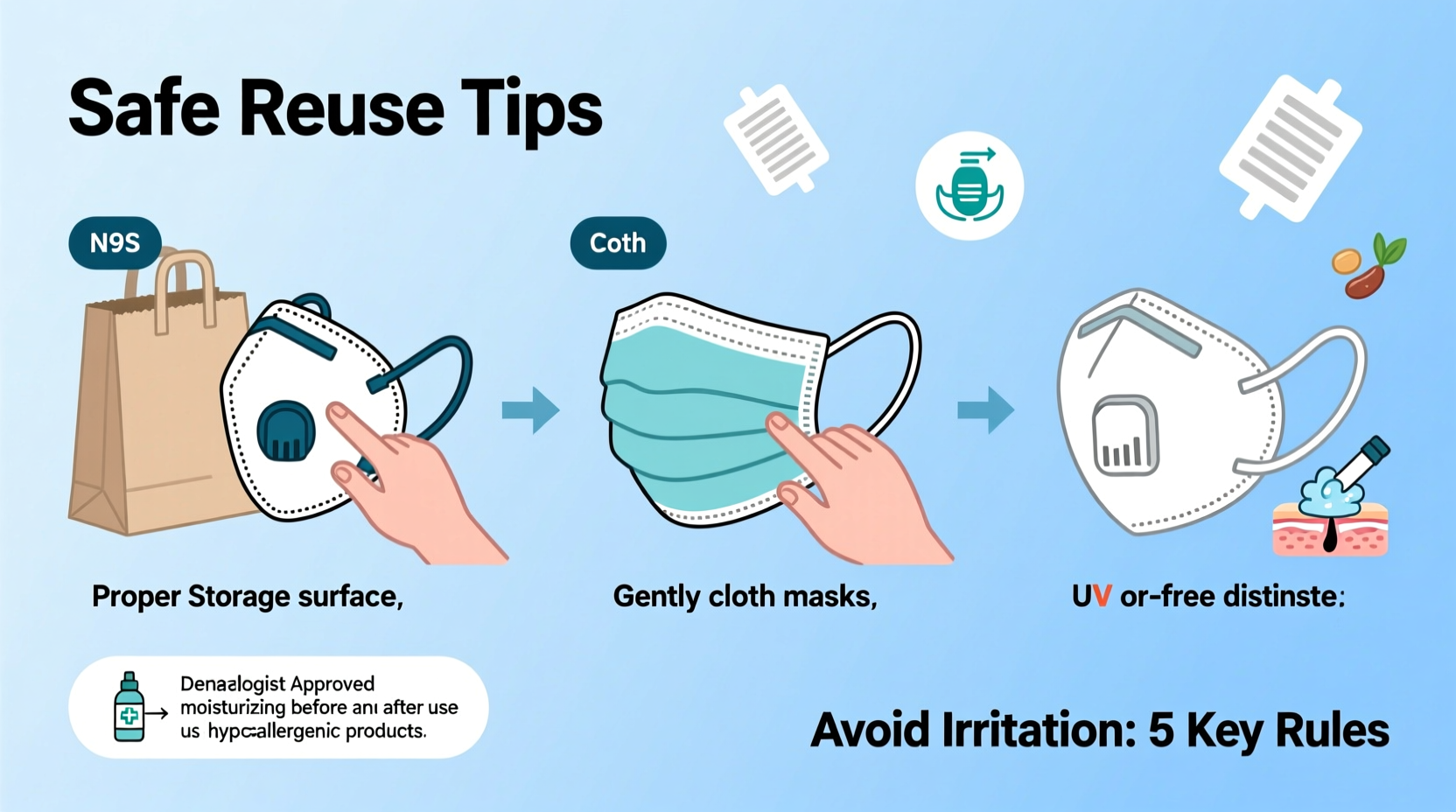 Can You Reuse Face Masks Safely Tips For Extending Life Without Irritation