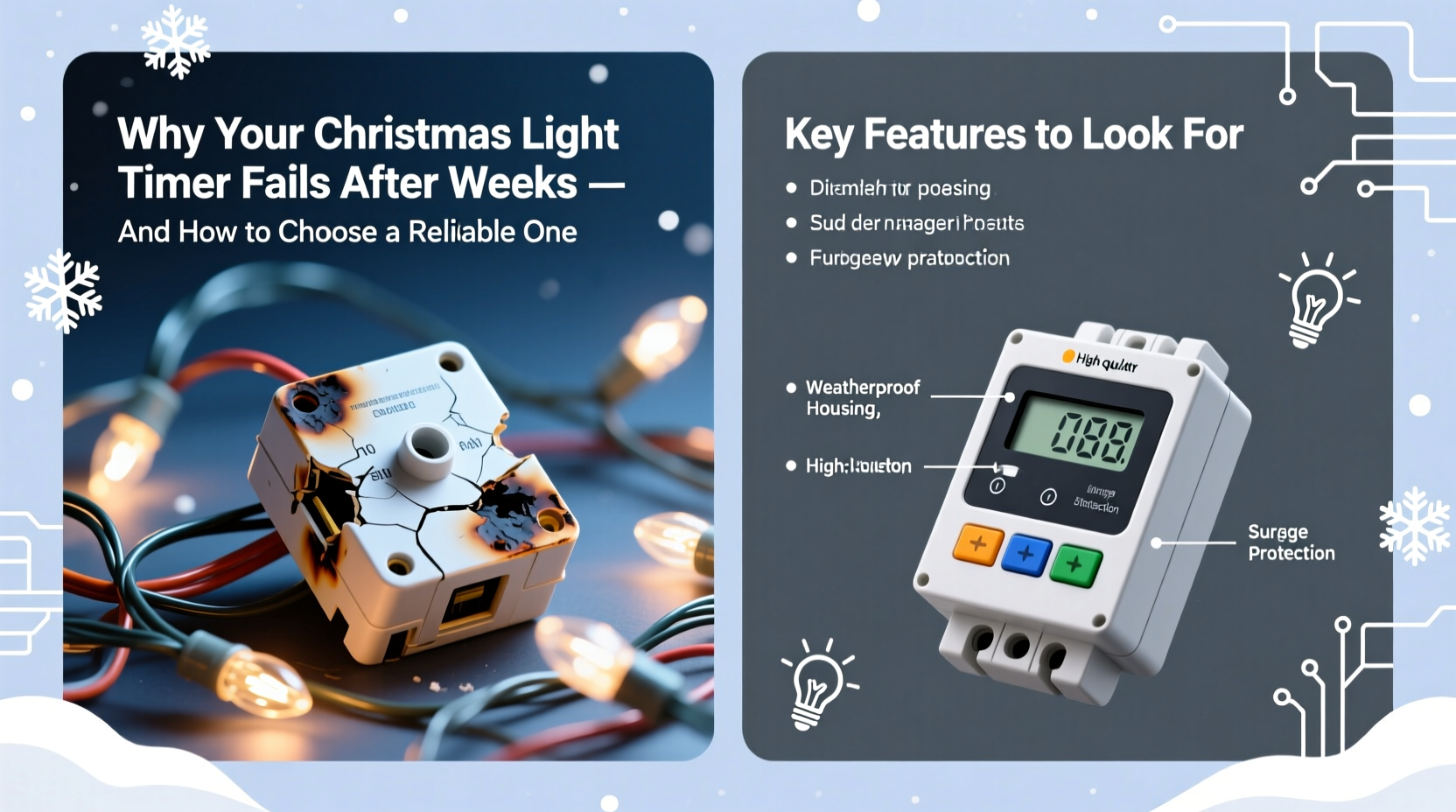 Why Does My Christmas Light Timer Fail After A Few Weeks And How To ...