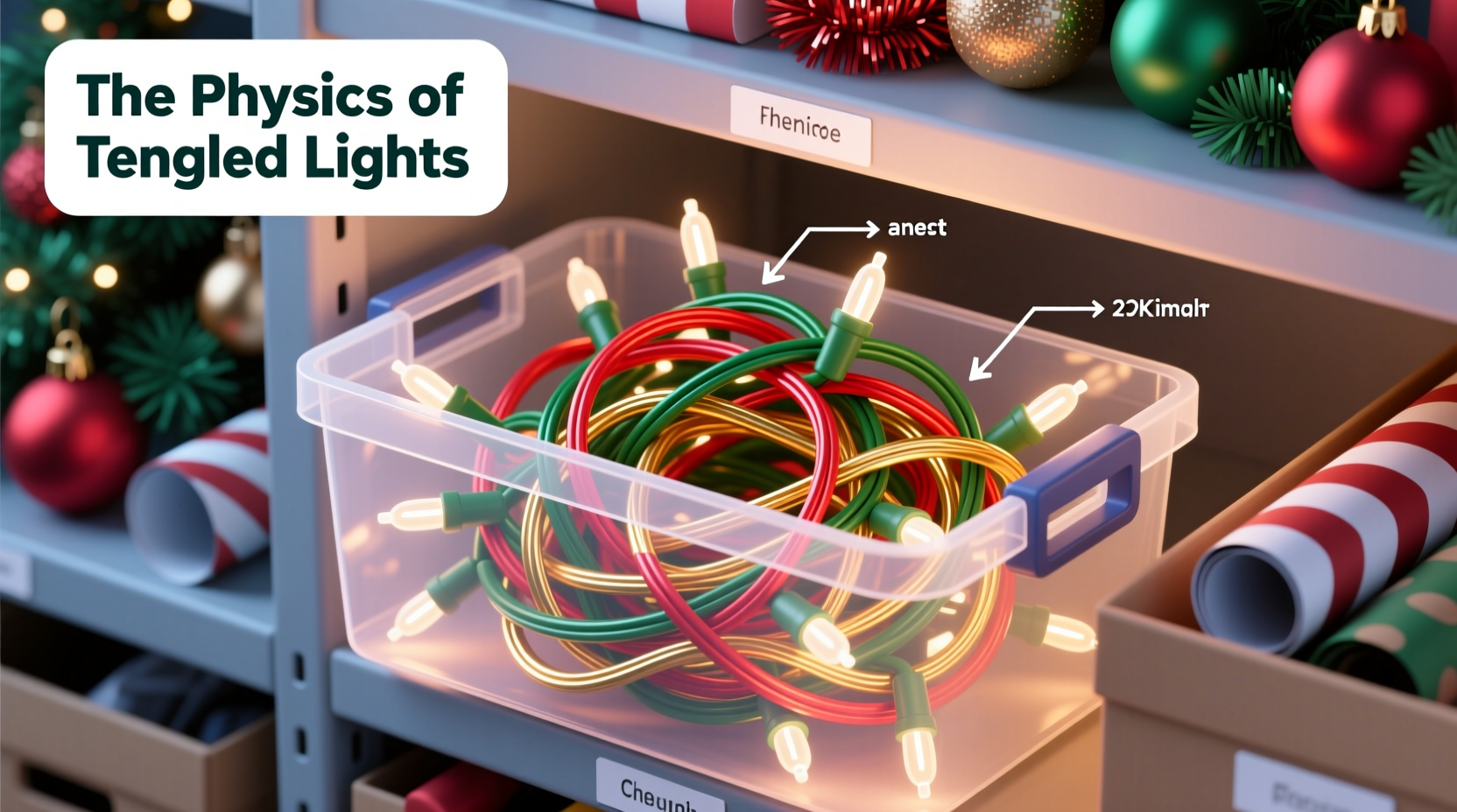Why Do Tangled Christmas Lights Form Knots Even In Storage Bins