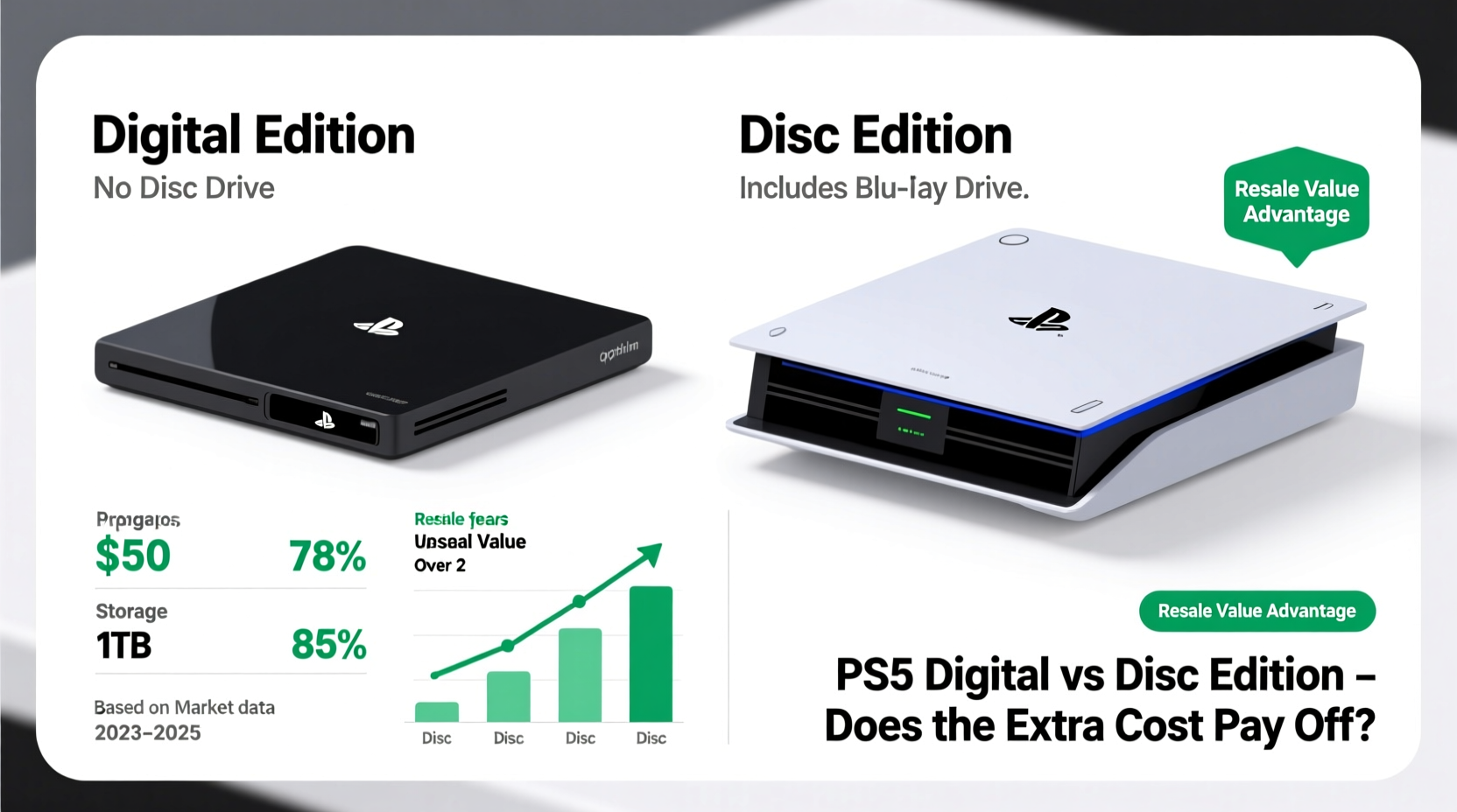 Ps5 Digital Vs Disc Edition Does The Resale Value Justify The Extra Cost