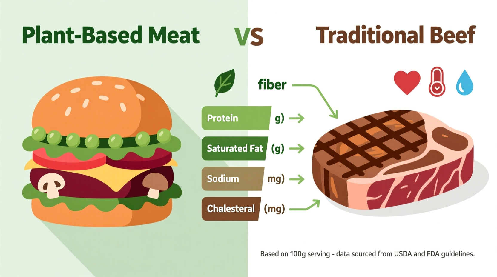 Are Plant Based Meats Healthier Than Traditional Beef Options