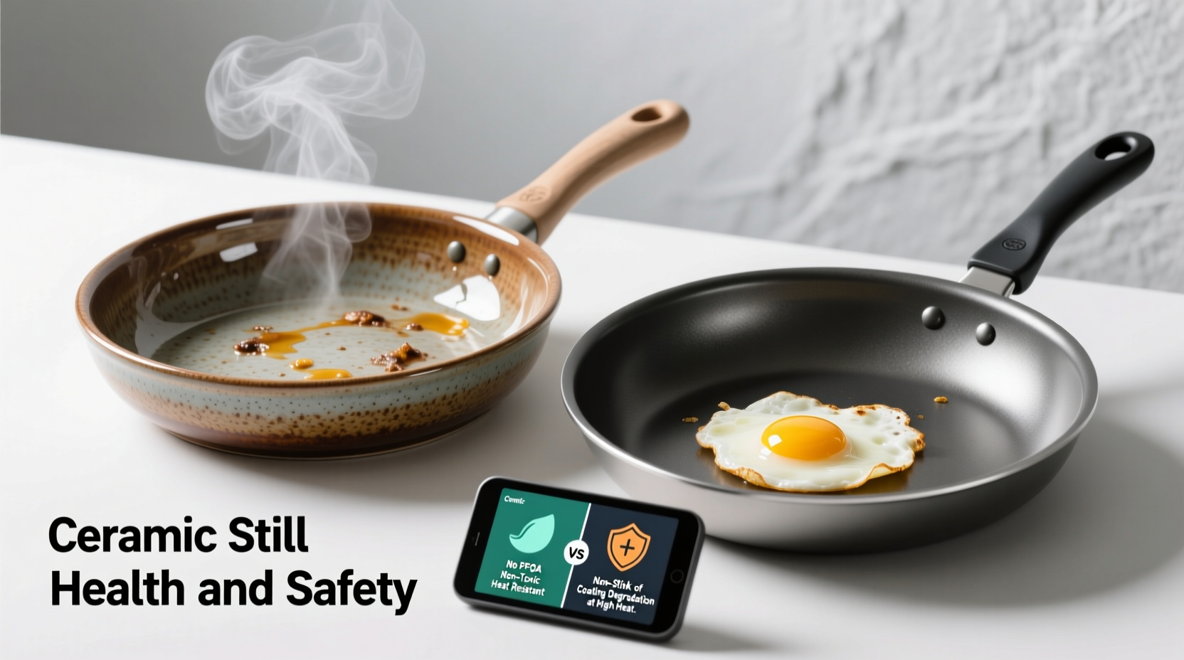 Ceramic Vs Non Stick Pan Is The Health Safety Worth The Sticky Eggs