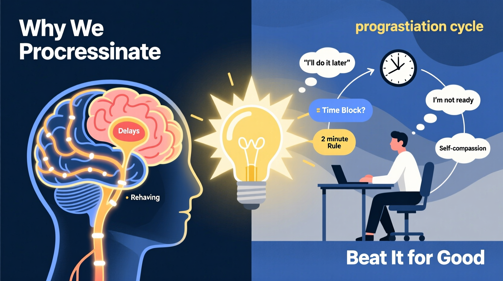 Psychology Behind Why We Procrastinate And How To Beat It For Good