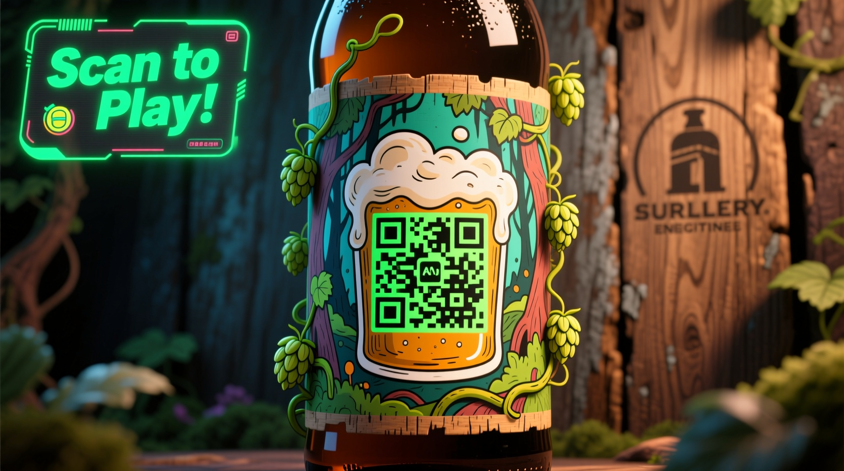 How To Use QR Codes On Craft Beer Labels To Unlock Augmented Reality Games