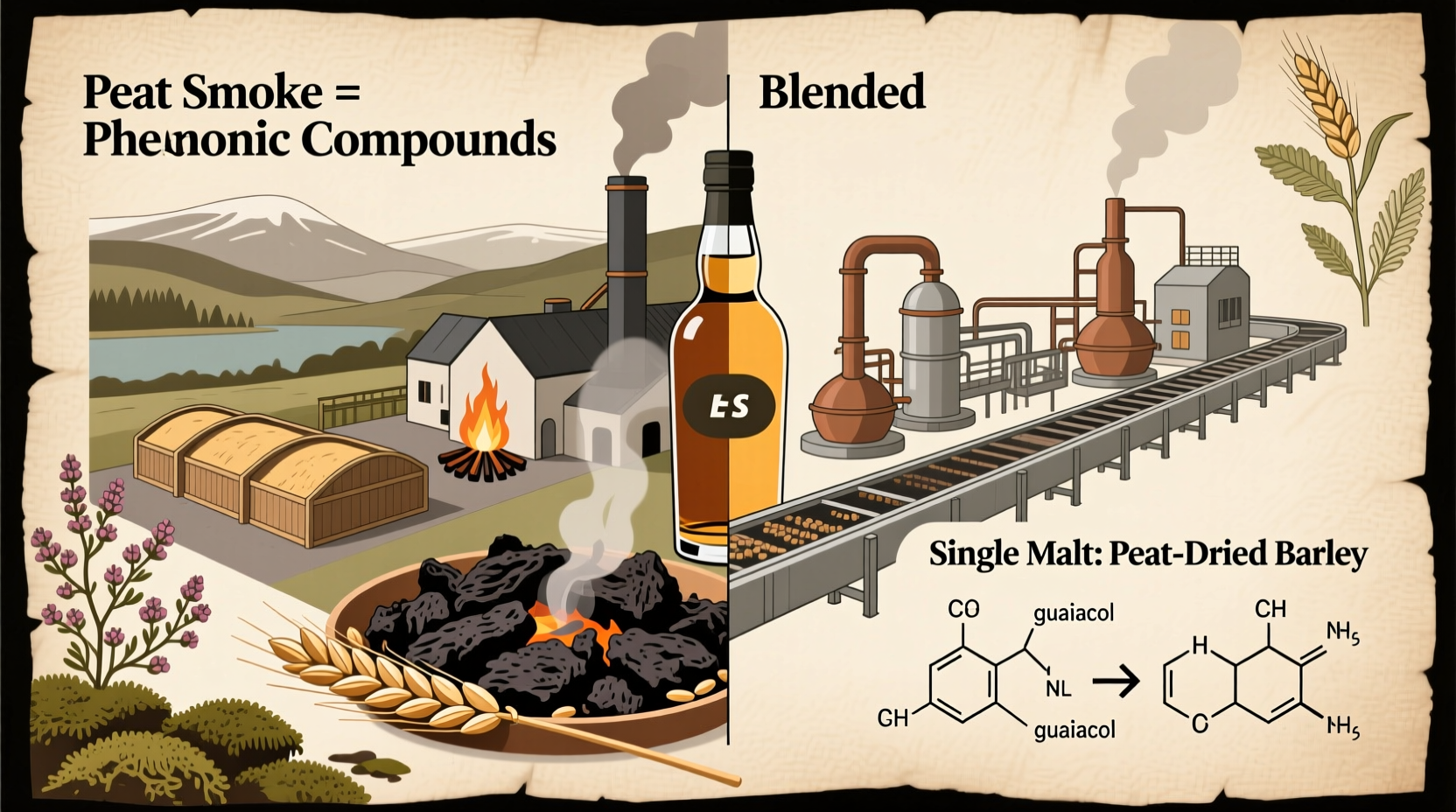Why Is Single Malt Scotch Smokier Than Blended Varieties Peat Explained