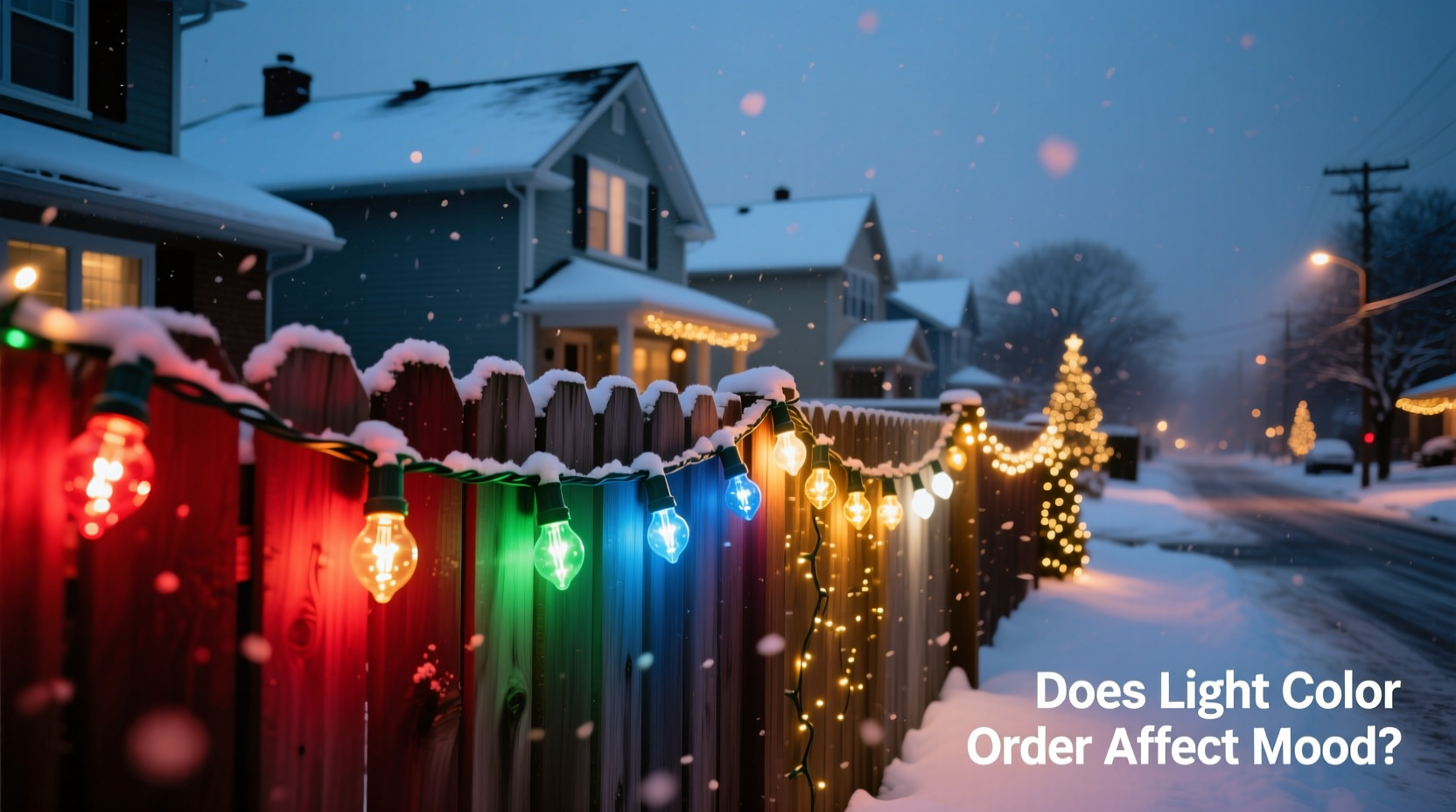 Does The Order Of Christmas Light Colors Affect Mood And Perception