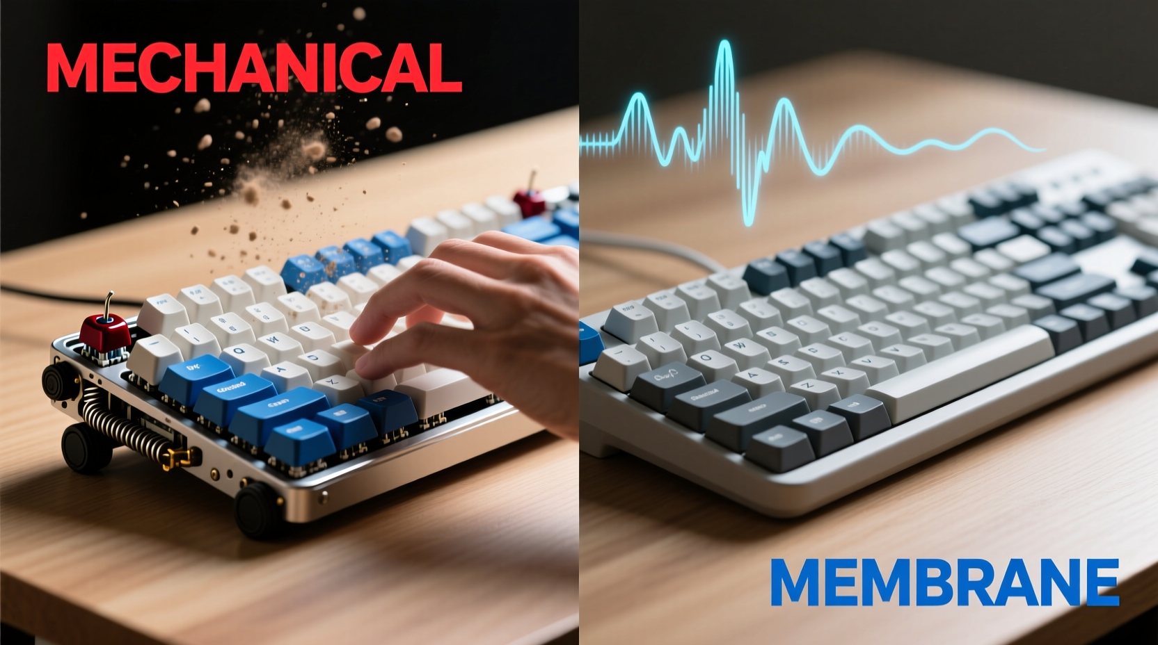 Mechanical Keyboard Vs Membrane For Typing Speed And Noise Level