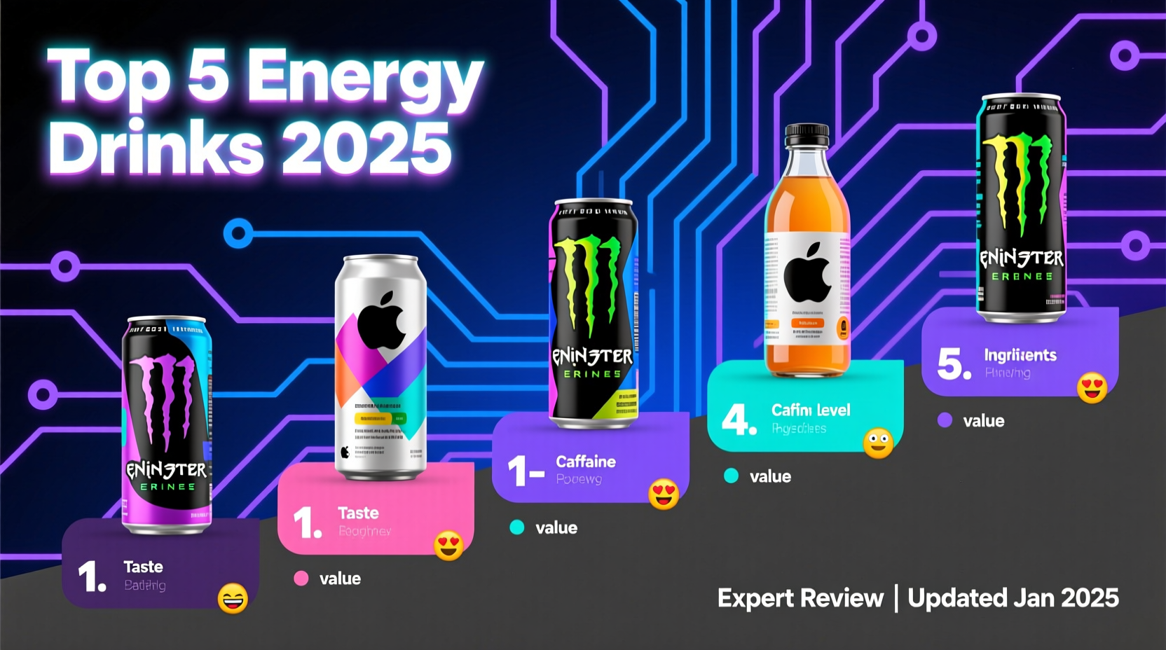 Top 5 Best Selling Energy Drinks in 2025: Reviews & Buying Guide