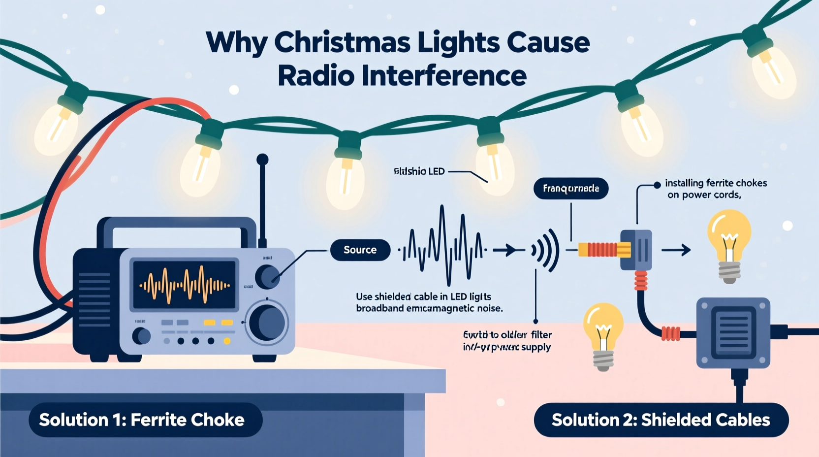 Why Do Christmas Lights Cause Radio Interference And How To Stop It