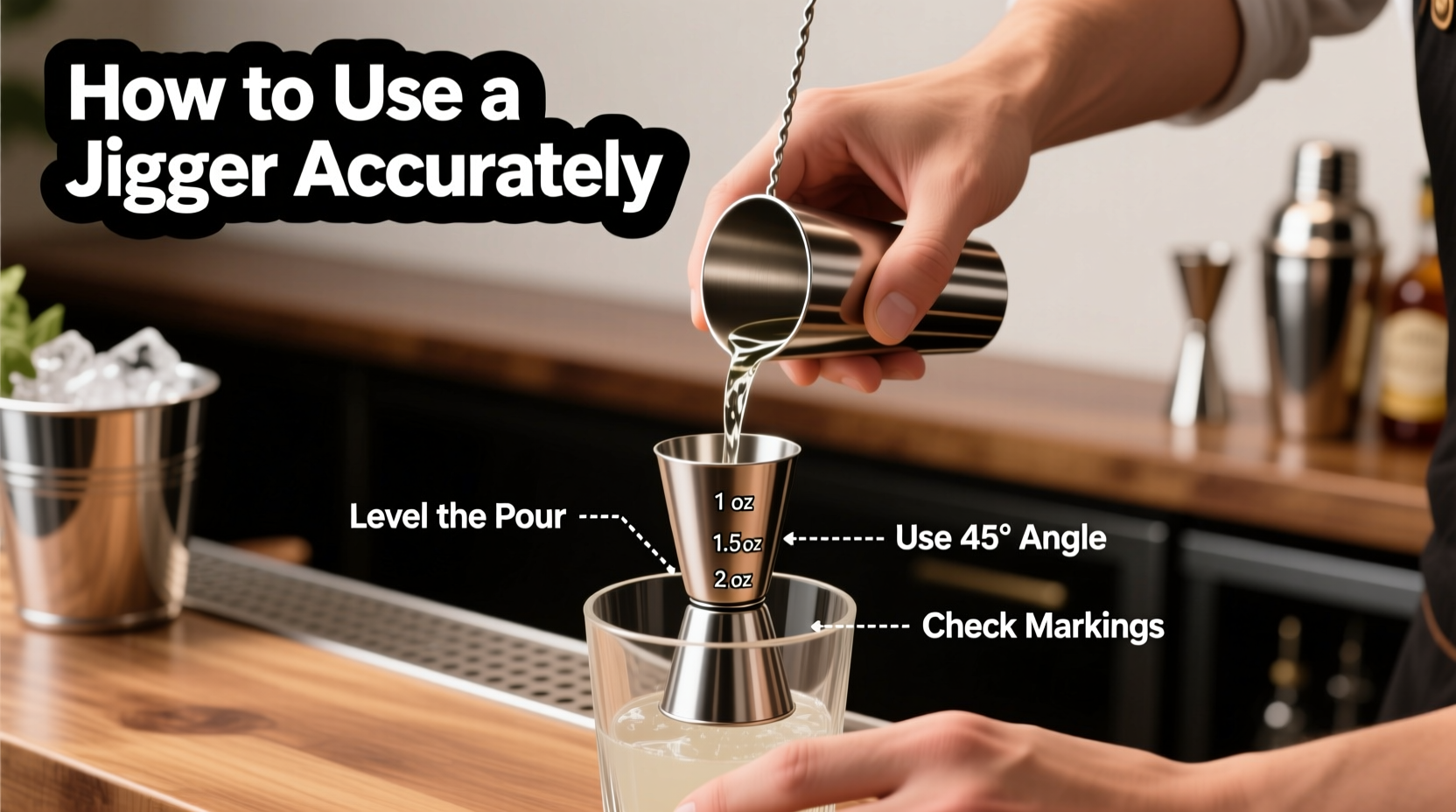 How To Use A Jigger Accurately For Perfect Mixed Drinks