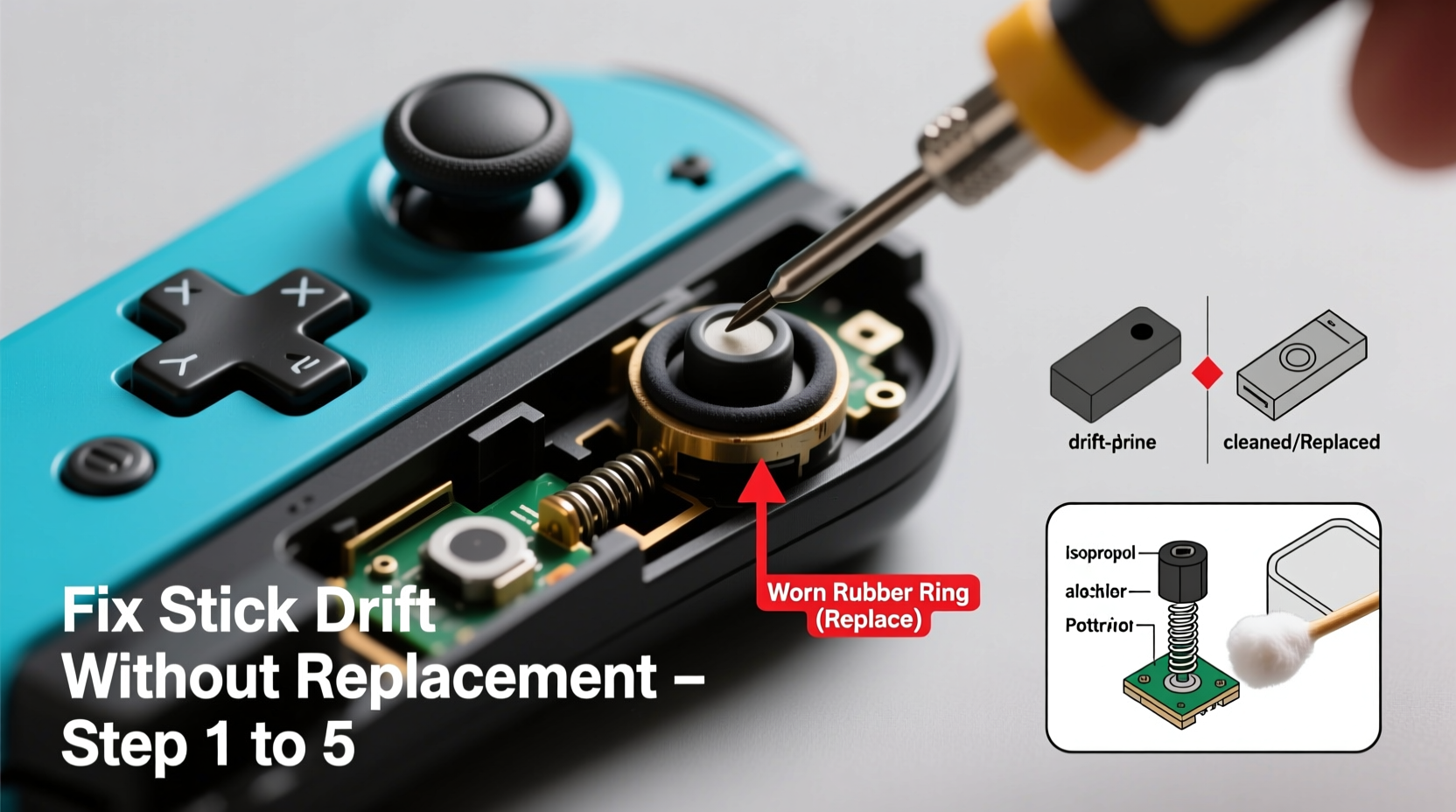 Guide To Fixing Stick Drift On Your Switch Controller Without Buying A ...