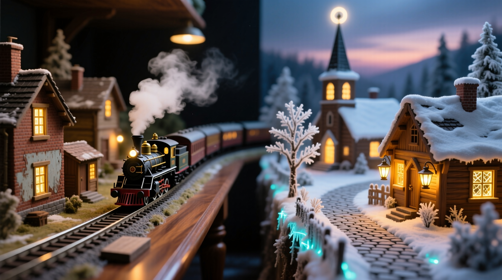 Miniature Train Sets Vs Lighted Villages Which Makes A Better Centerpiece