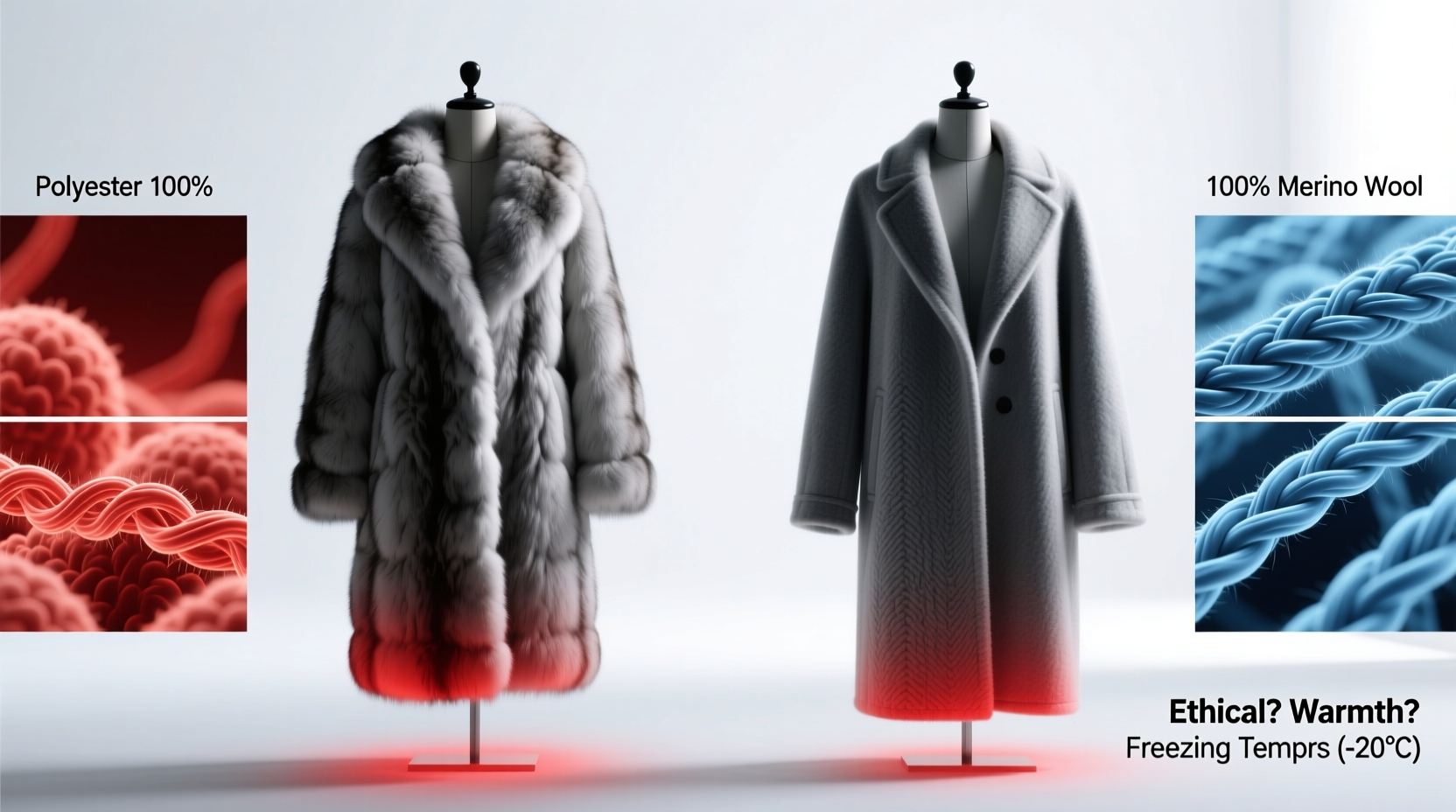 Faux Fur Vs Real Wool Coats Which Is More Ethical And Warm In Freezing ...