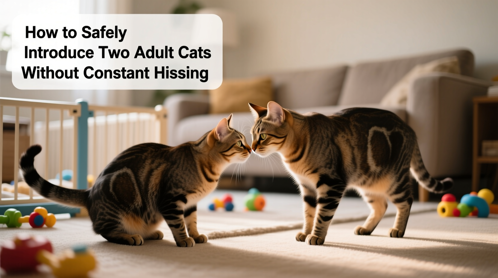 How To Safely Introduce Two Adult Cats Without Constant Hissing