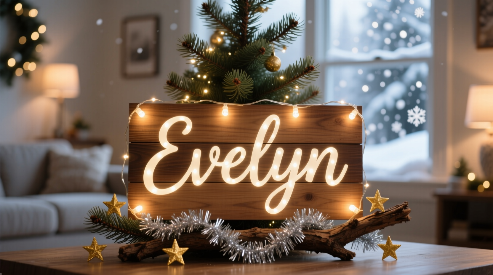 Custom Name Lights For Christmas Trees Unique Gift Or Privacy Risk