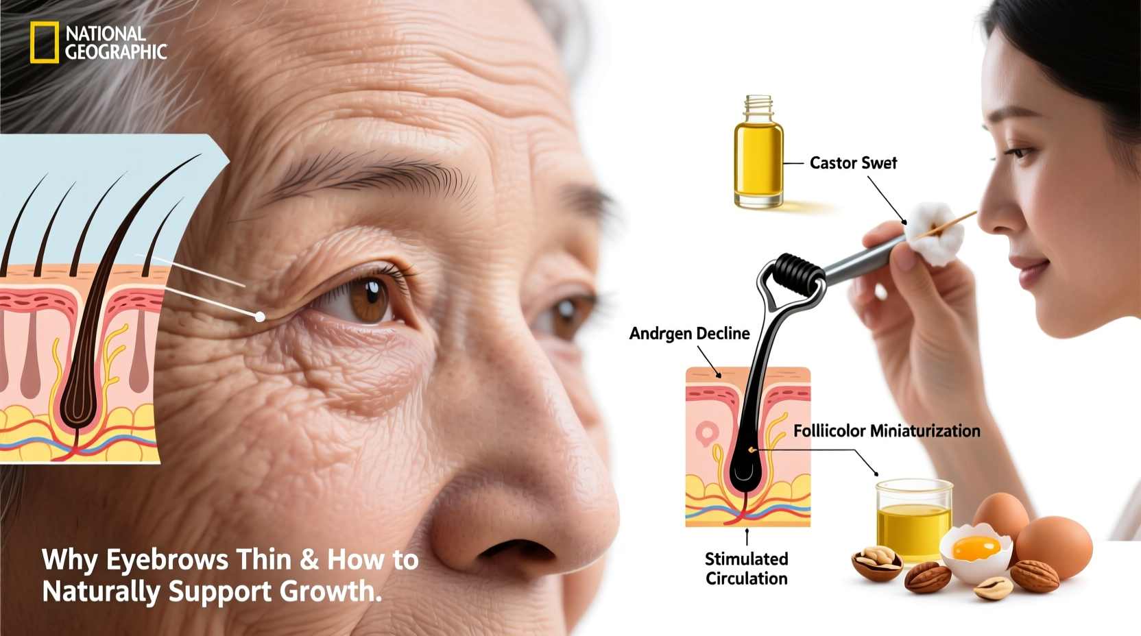 Why Do Eyebrows Thin With Age And How To Naturally Boost Growth