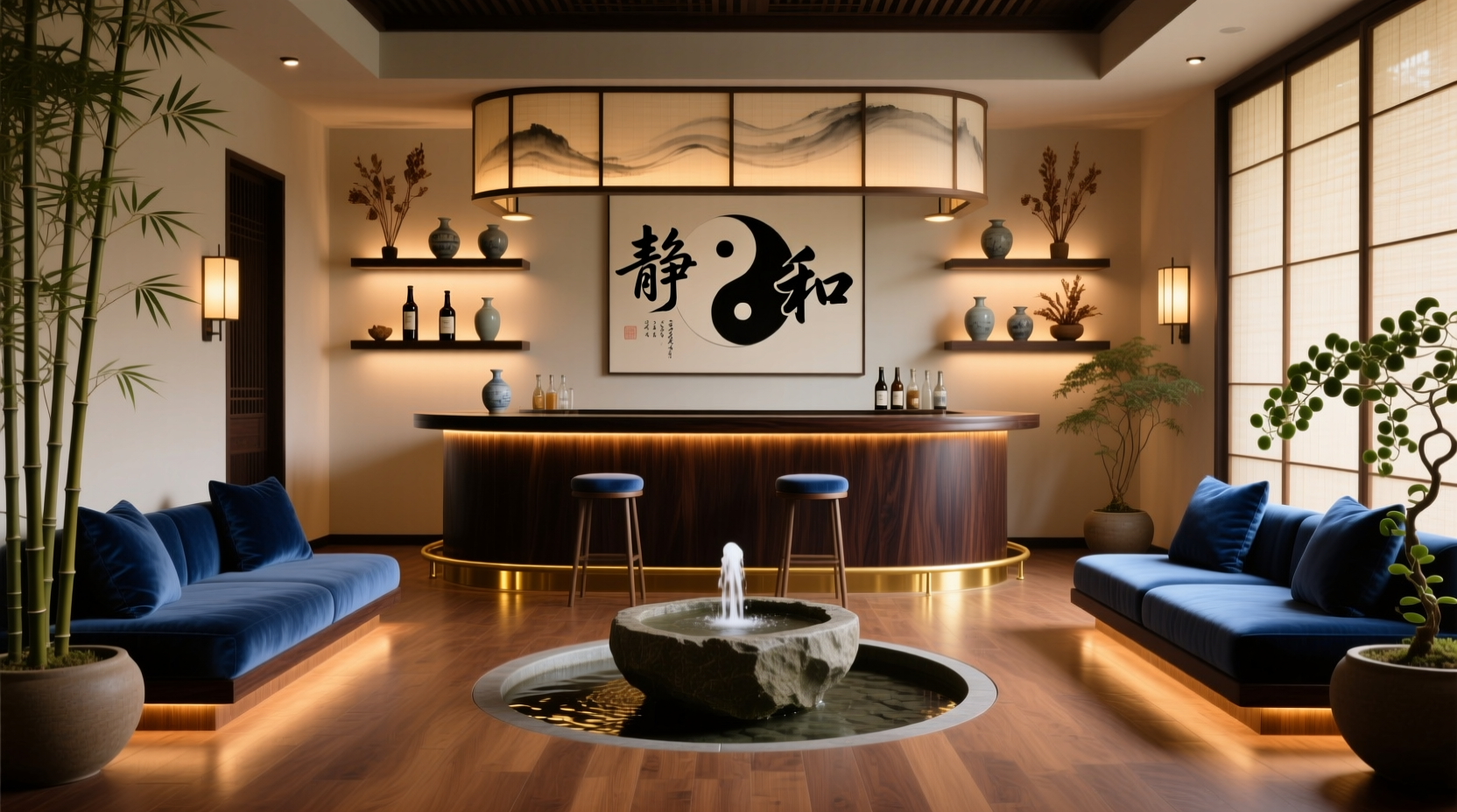 How To Create A Calming Bar Space Using Feng Shui Principles