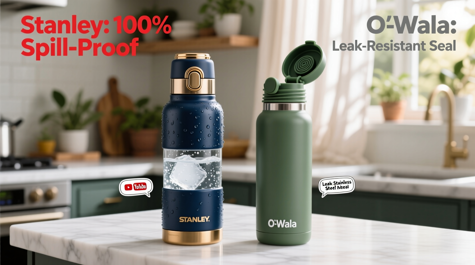 Stanley Vs Owala Water Bottle Is The Spill Proof Feature Worth The Switch