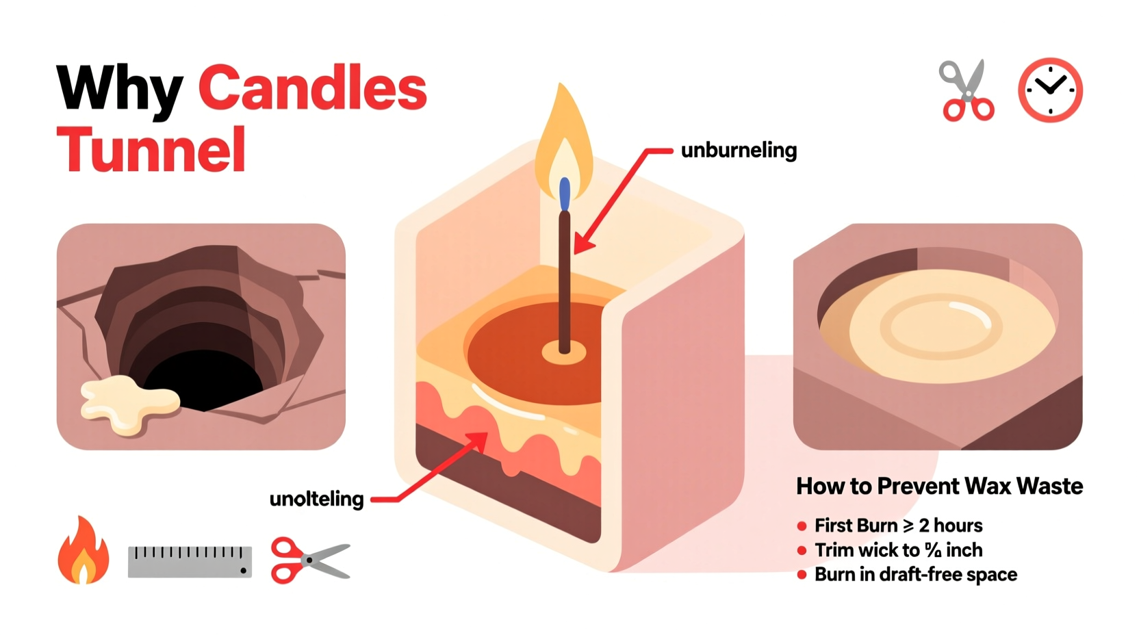 How To Prevent Candle Tunneling