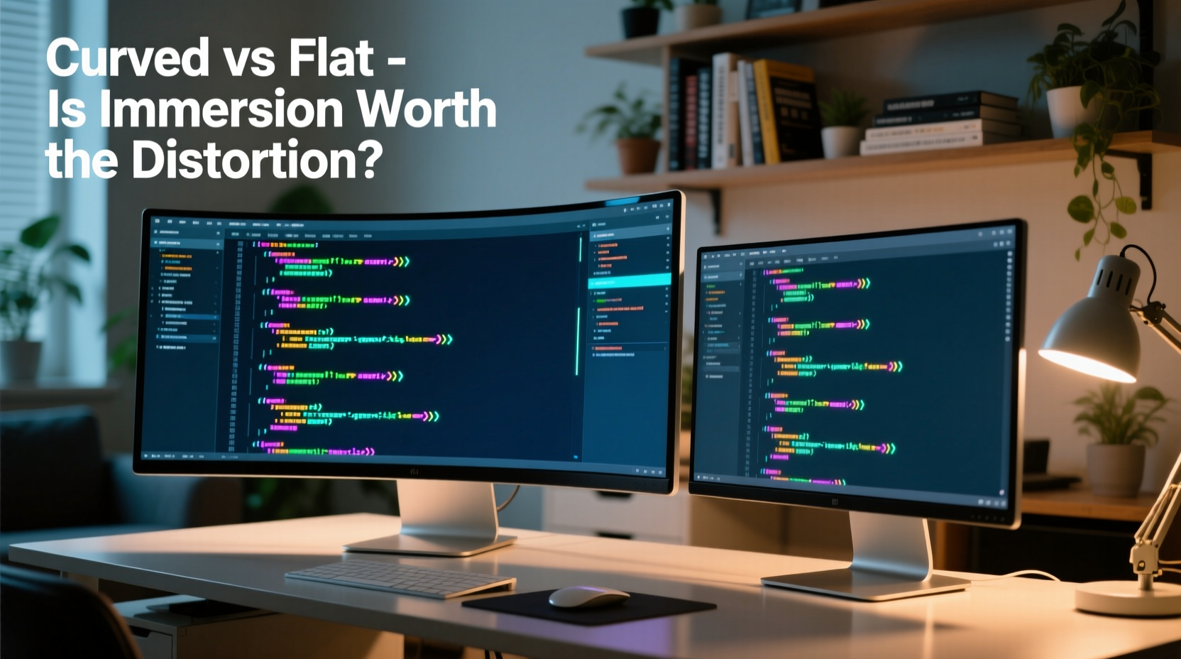 Curved Monitor Vs Flat Screen For Coding Is The Immersion Worth The ...