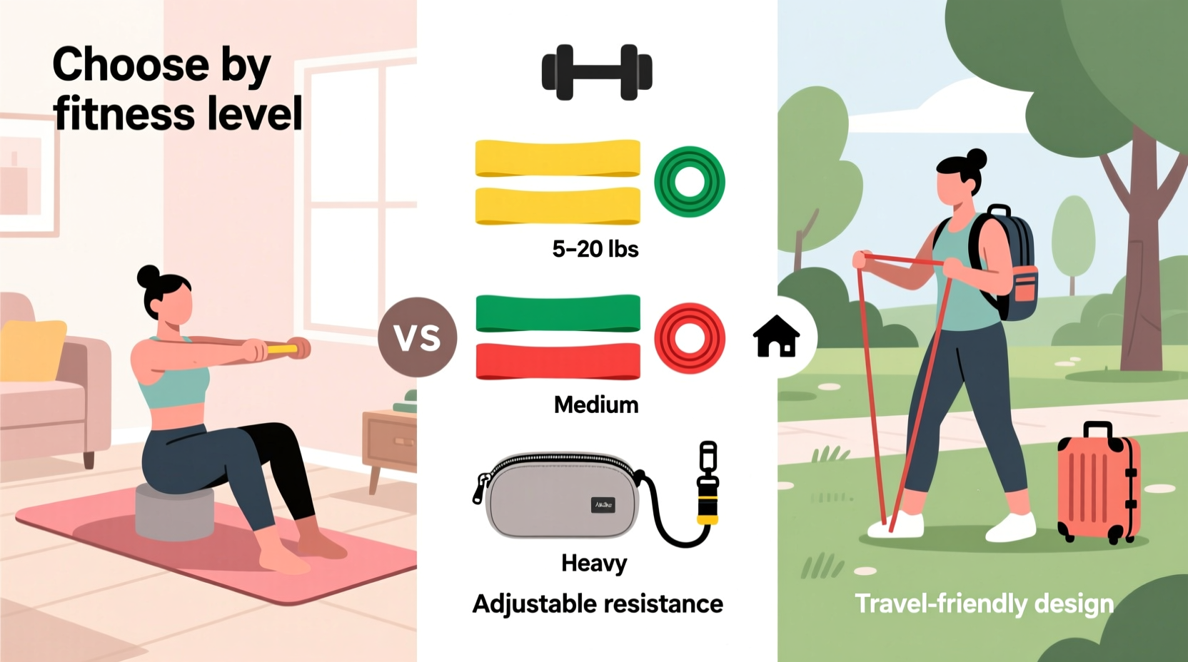 How To Choose The Right Resistance Band Set For Home Workouts And Travel