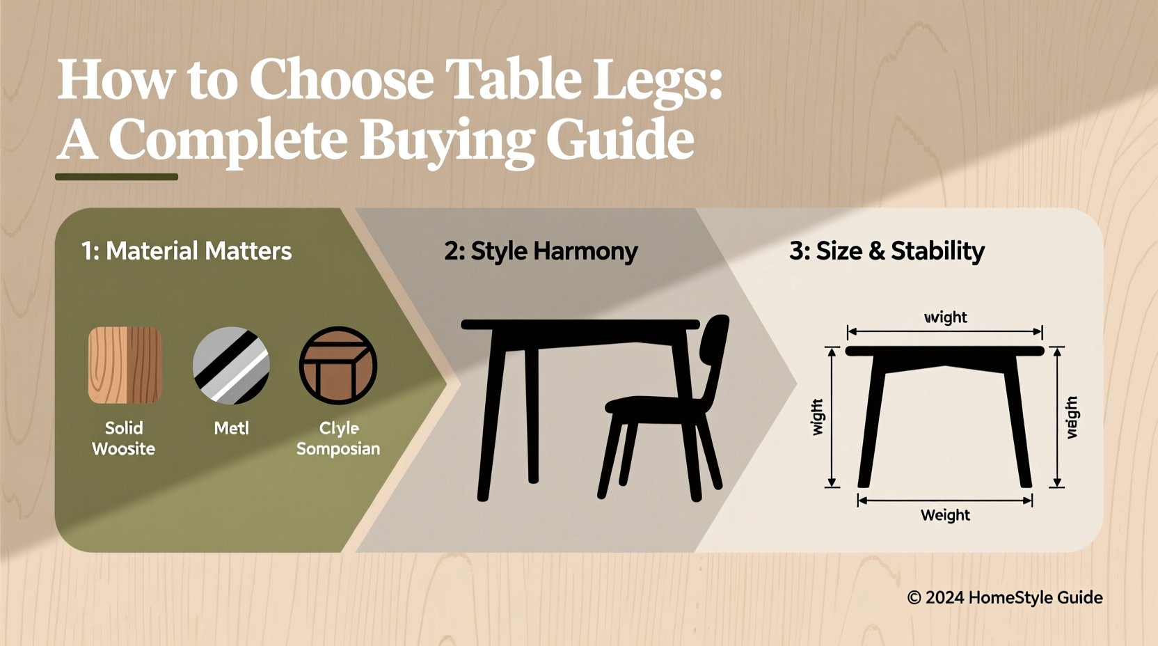 How to Choose Table Legs: A Complete Buying Guide