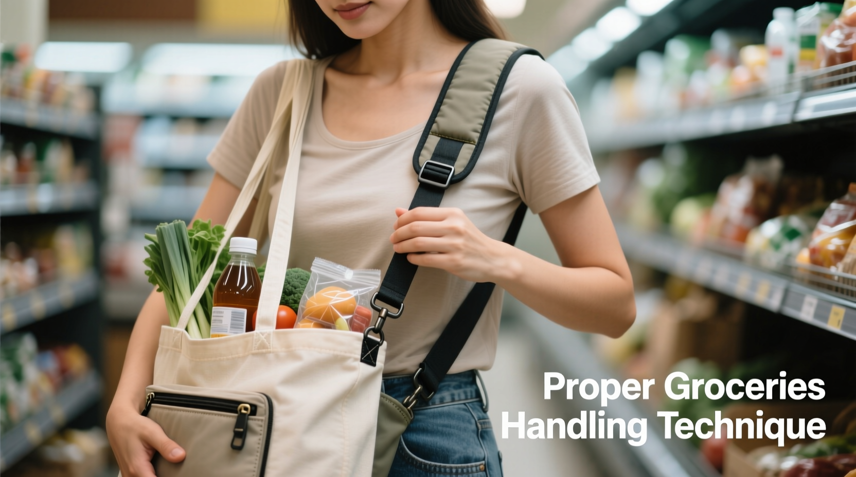 How To Carry Groceries In A Crossbody Bag Without Damaging Straps