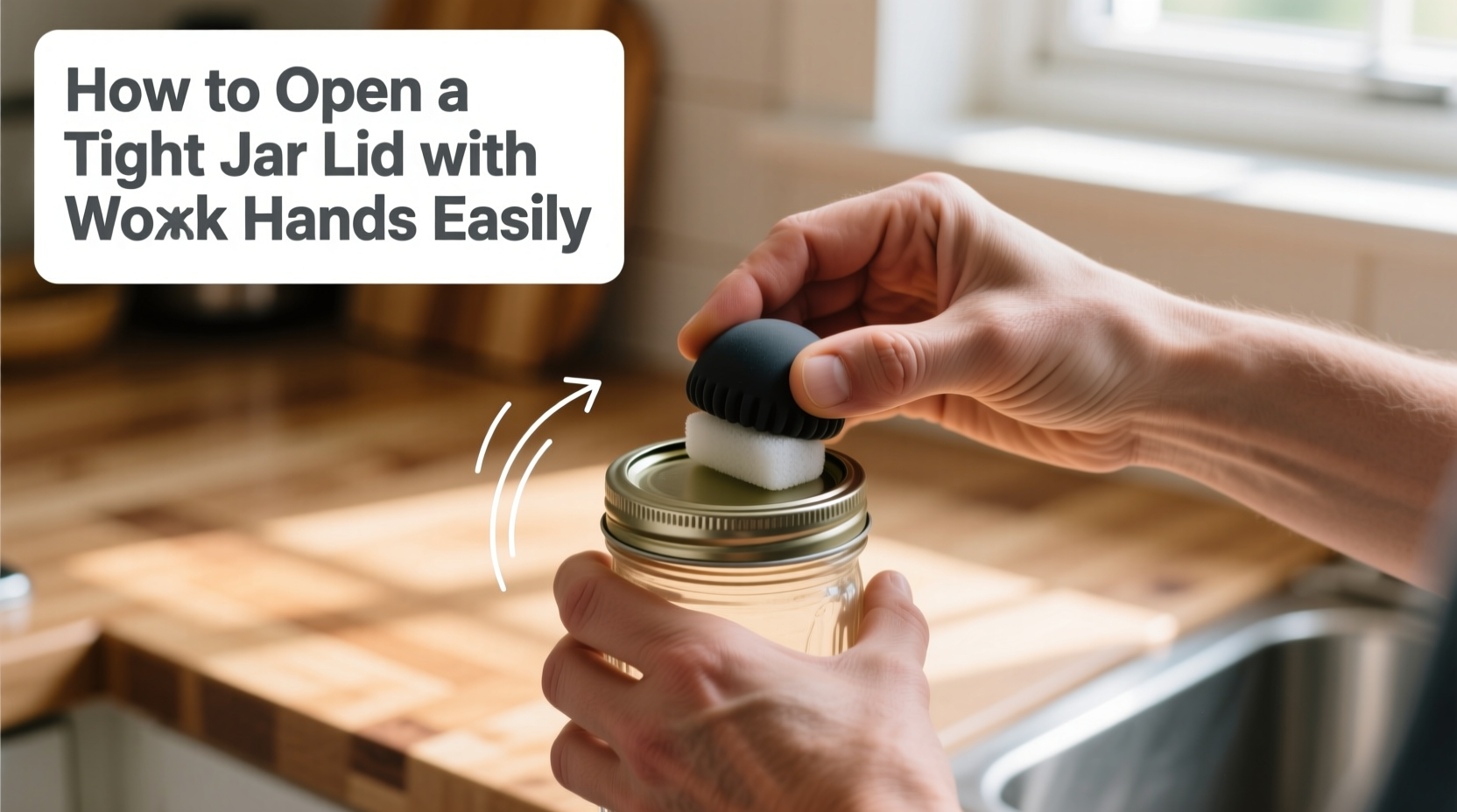 How To Open A Tight Jar Lid With Weak Hands Easily
