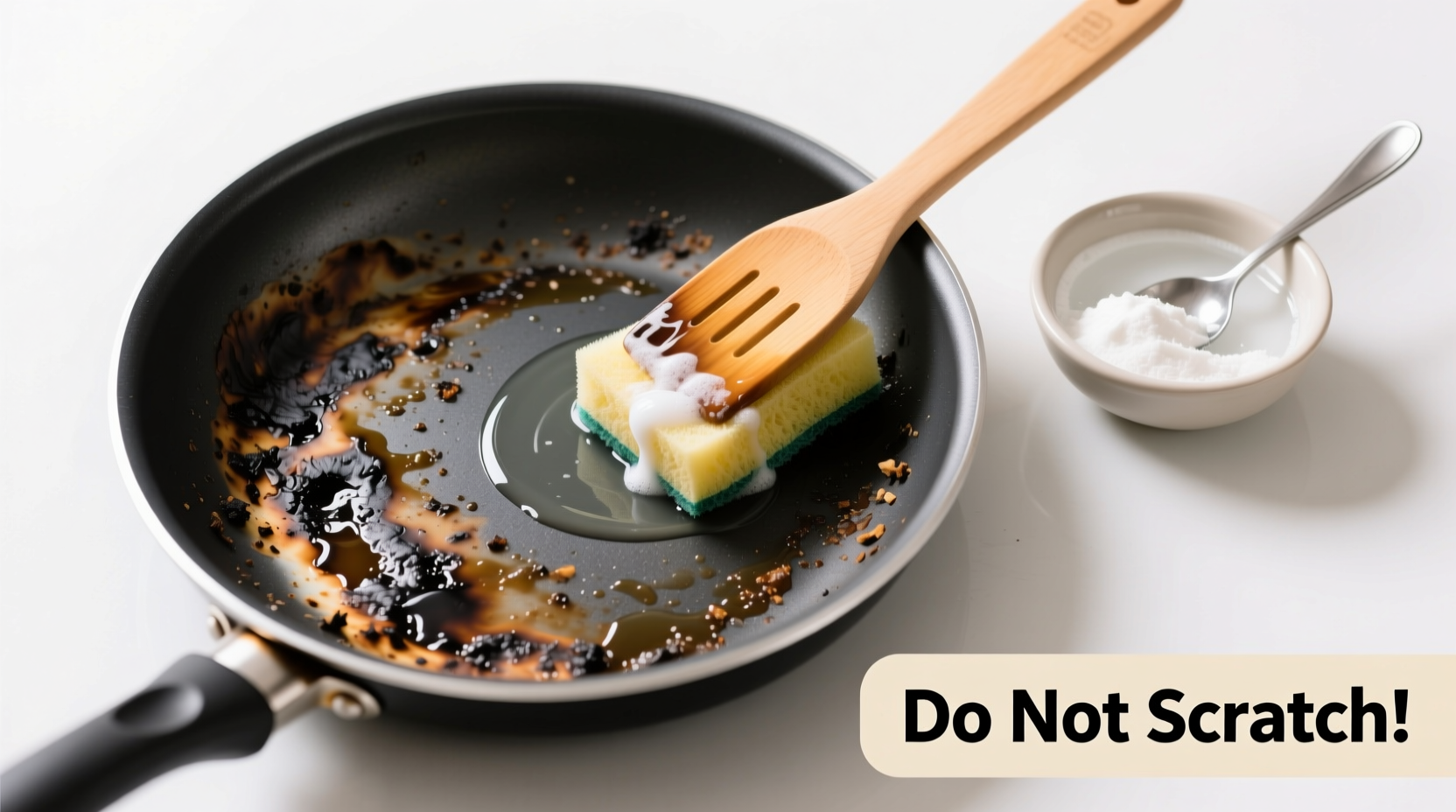 How To Clean A Burnt Nonstick Pan Without Scratching The Surface