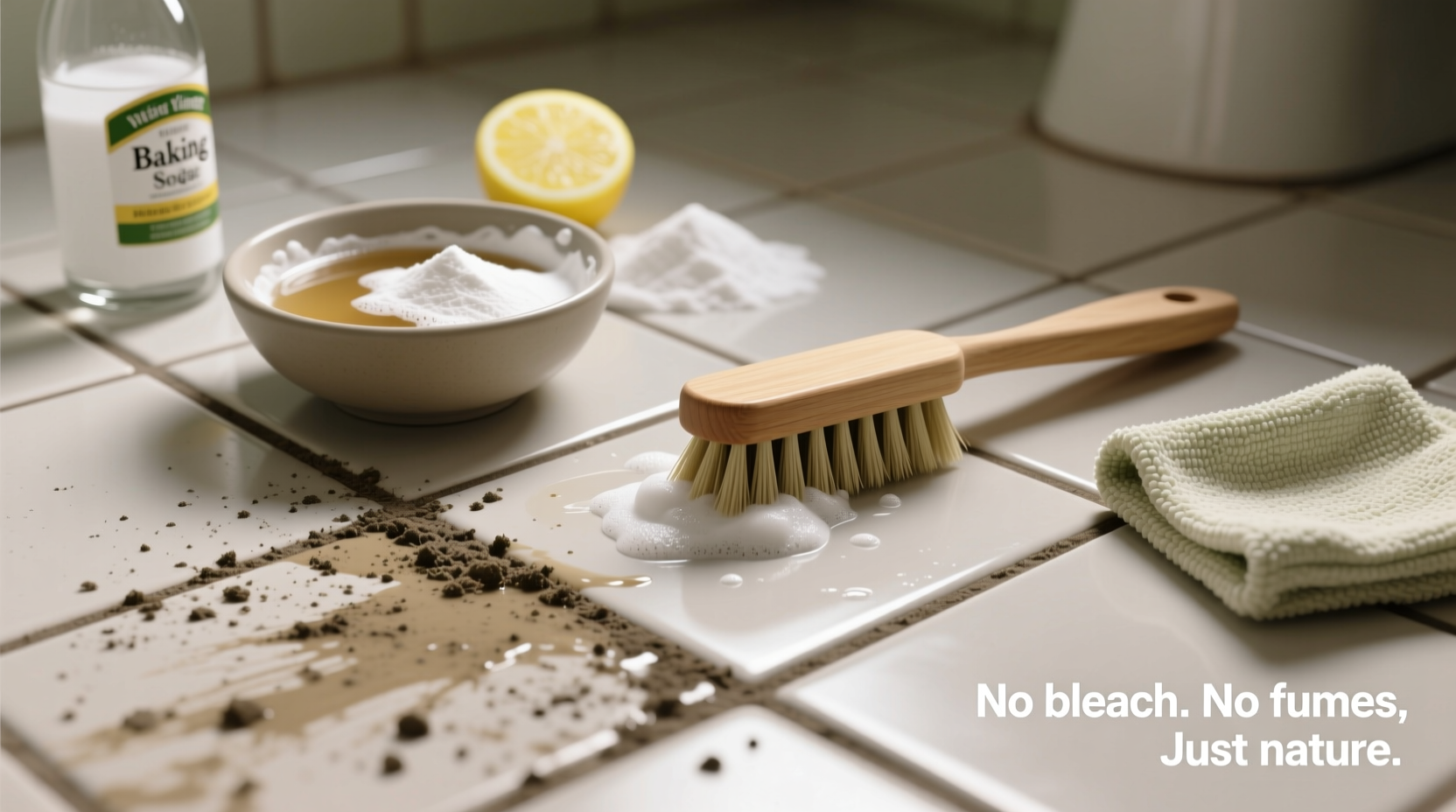 How To Clean Grout Naturally Without Bleach Or Harsh Fumes