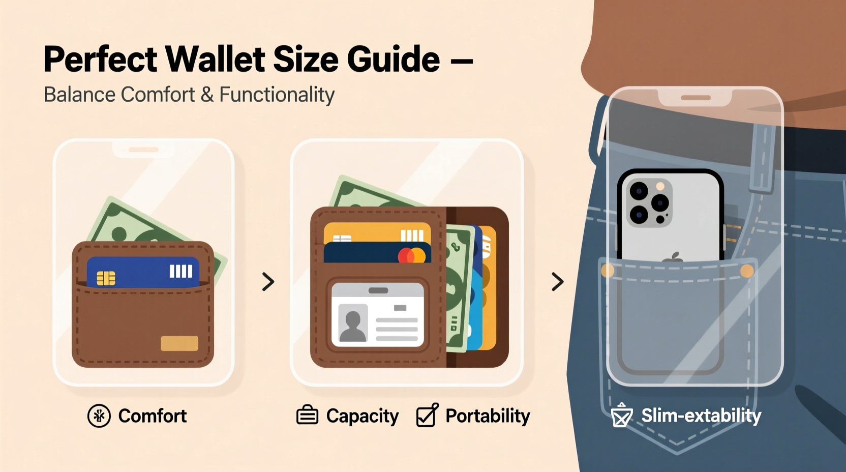 How To Pick The Perfect Wallet Size For Both Comfort And Functionality