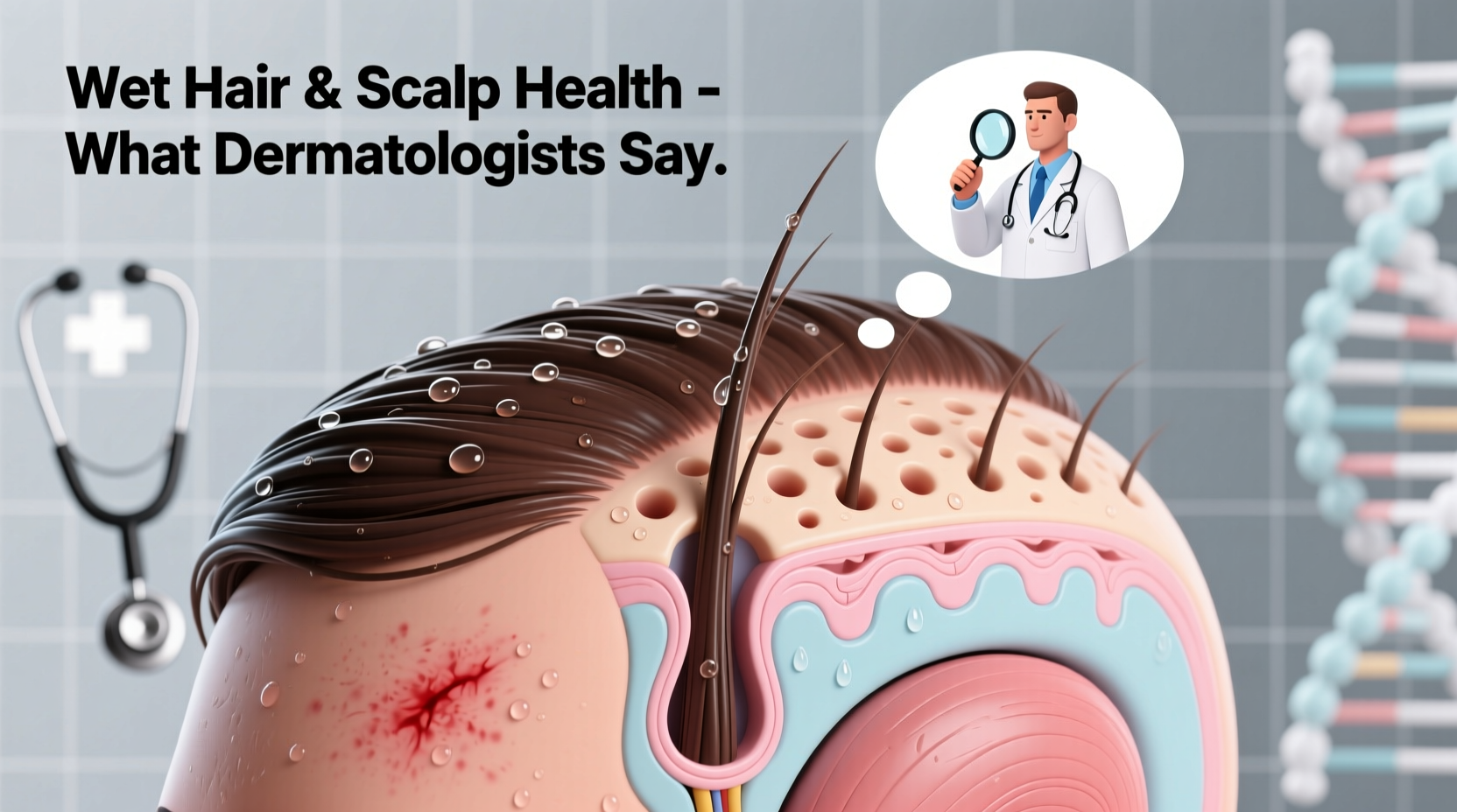 Can Sleeping With Wet Hair Cause Scalp Issues What Dermatologists Say