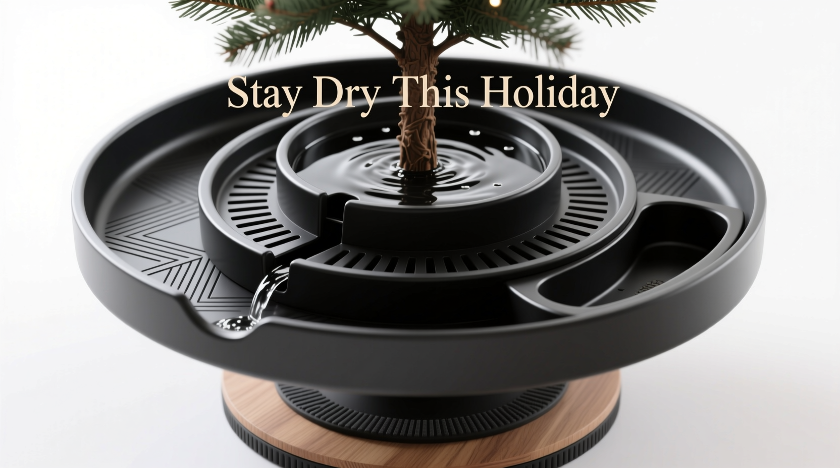 How To Prevent Christmas Tree Water Spills With Innovative Tray Designs