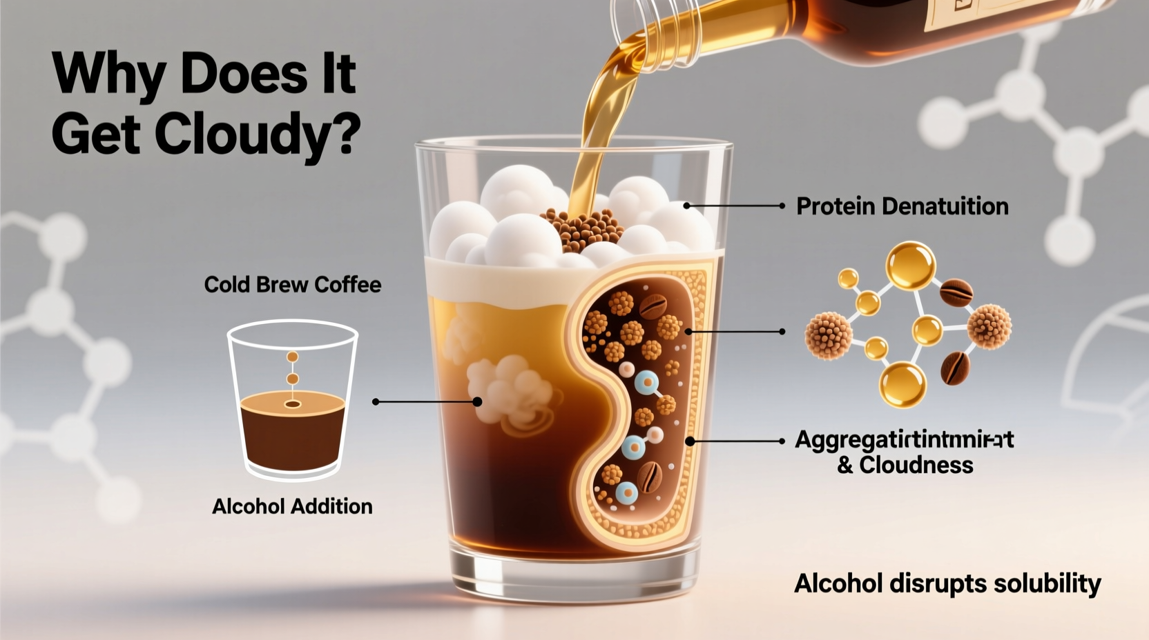 Why Does Cold Brew Coffee Cocktail Get Cloudy When Mixed With Alcohol
