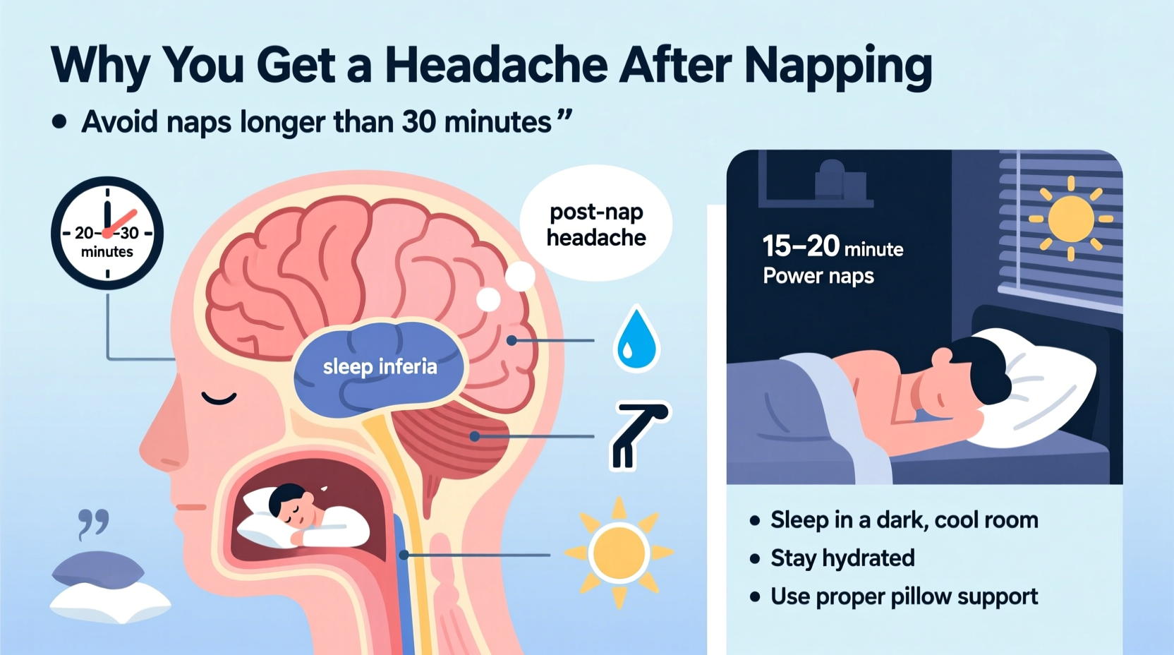Why Do I Get A Headache After Napping Causes And Prevention
