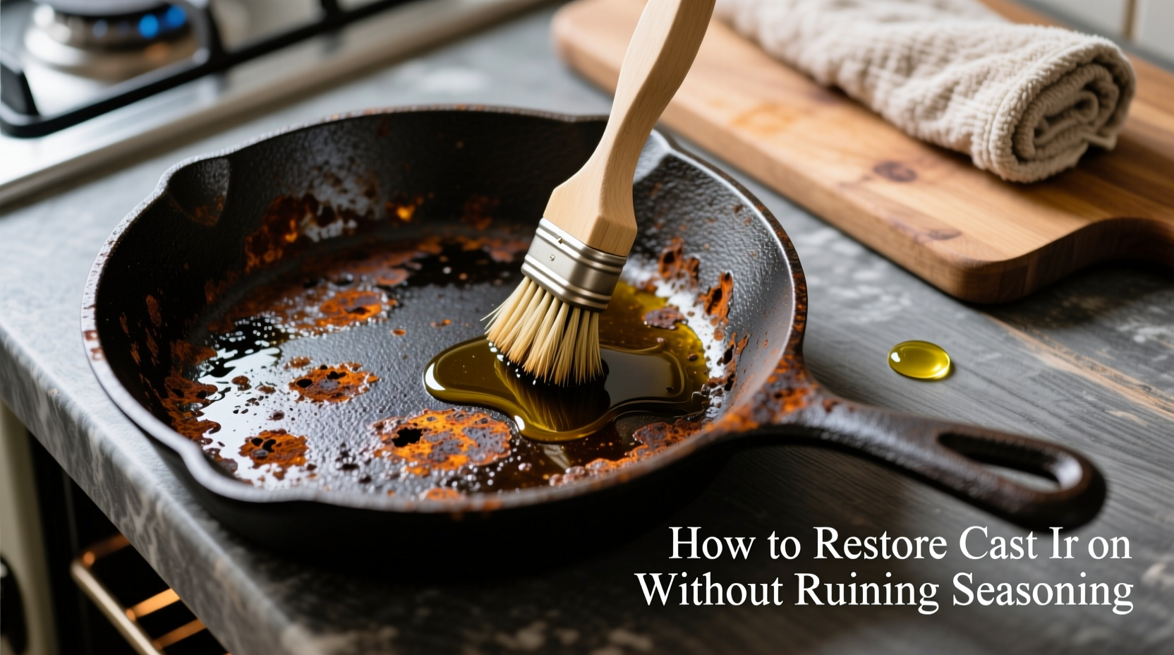 Cast Iron Skillet Rust Spots How To Restore Without Ruining Seasoning