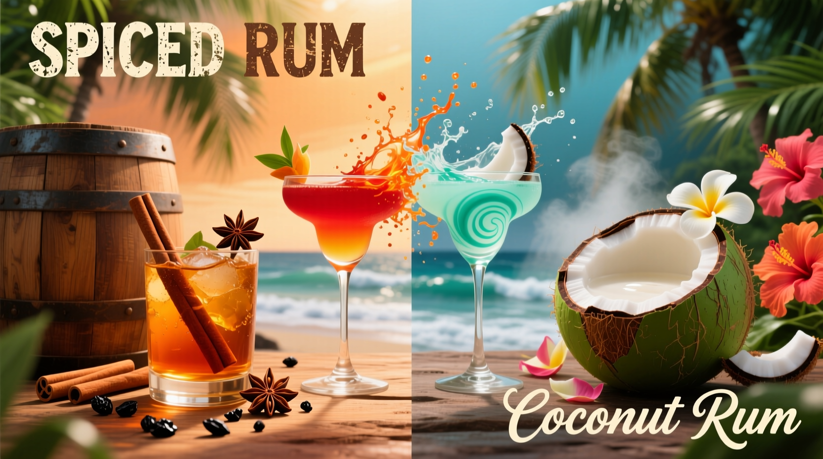 Spiced Rum Vs Coconut Rum Which Dominates Tropical Drink Profiles