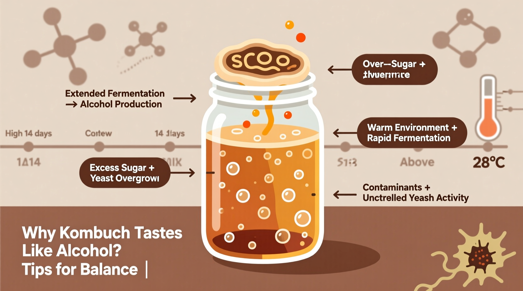 Why Is My Kombucha Tasting Like Alcohol What Fermentation Went Wrong