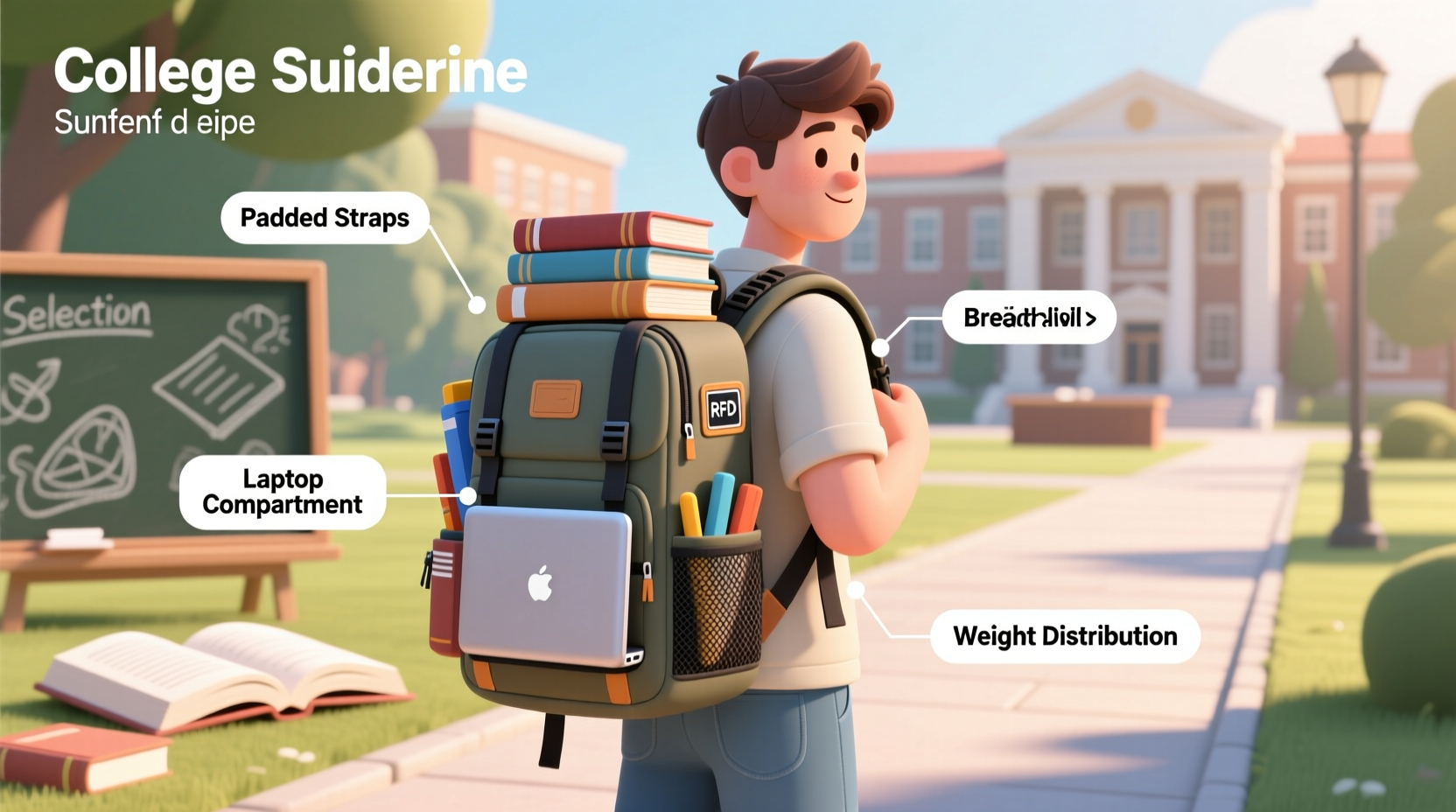 How To Choose The Right Backpack For College Students With Heavy Textbooks