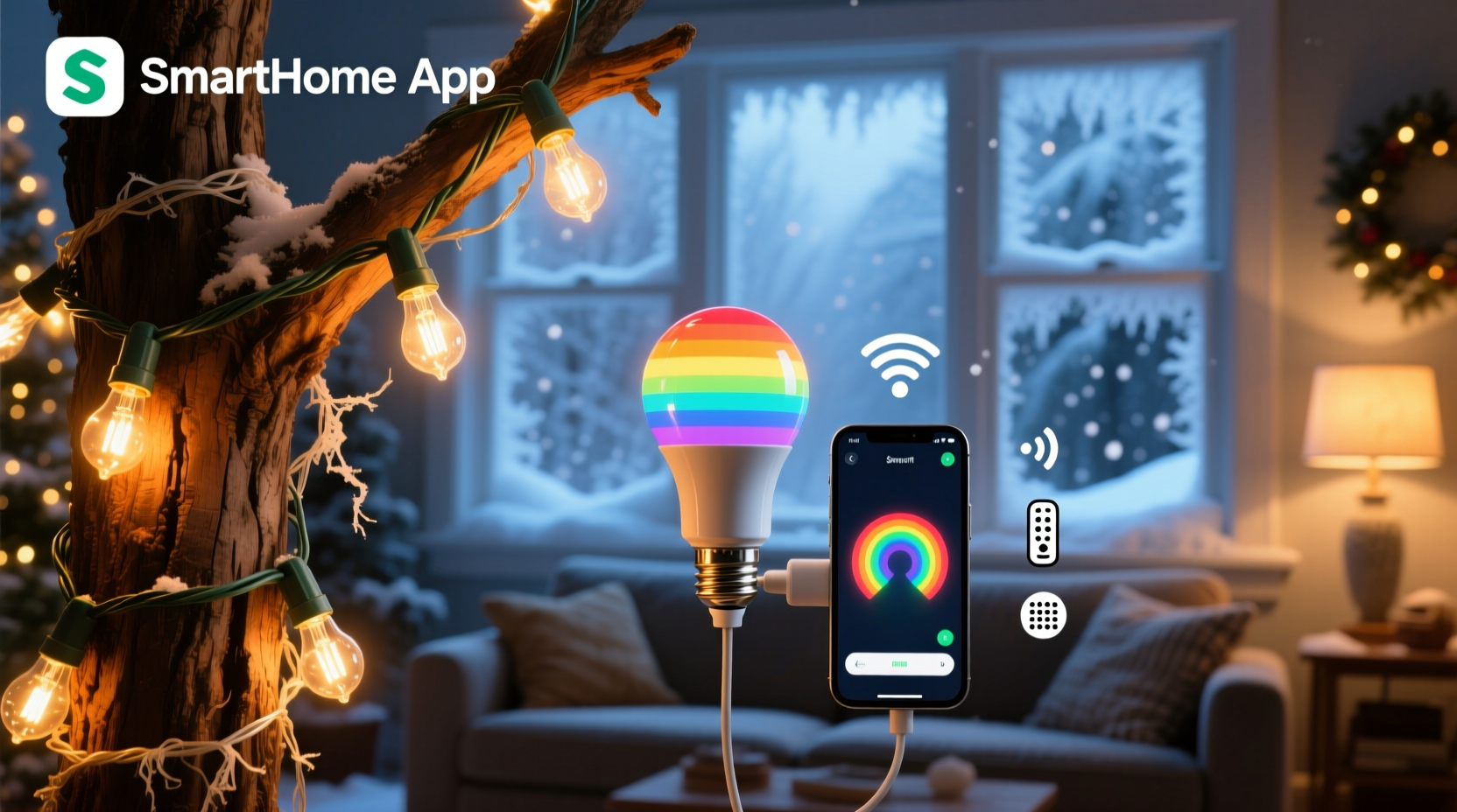 Smart Christmas Lights Vs Traditional Strings Are Smart Bulbs Worth The ...