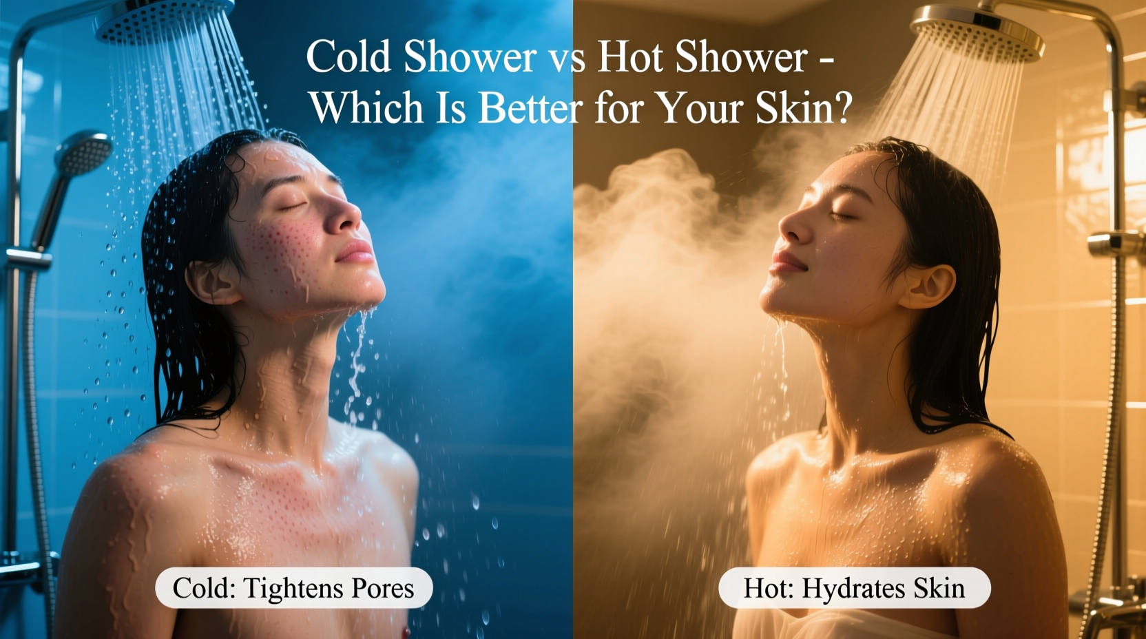 Cold Shower Vs Hot Shower Which Is Actually Better For Your Skin