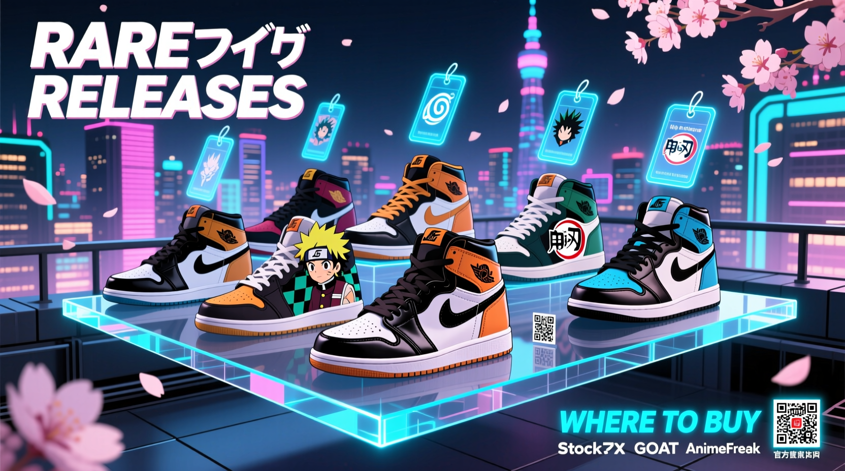 Anime Sneakers Collection Guide Rare Releases And Where To Buy